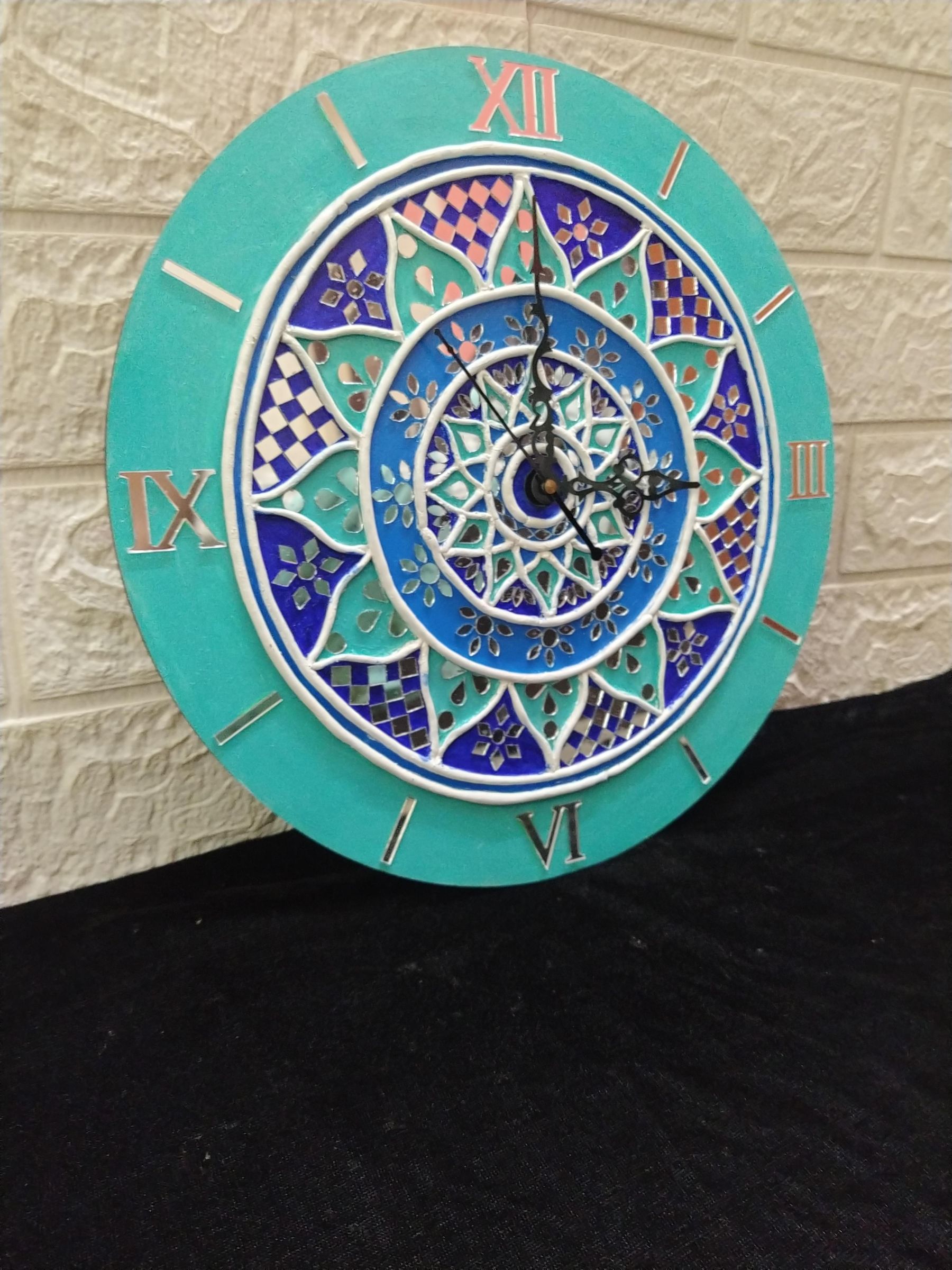 Blue Lippan Art Wall Clock : 24 Steps (with Pictures) - Instructables