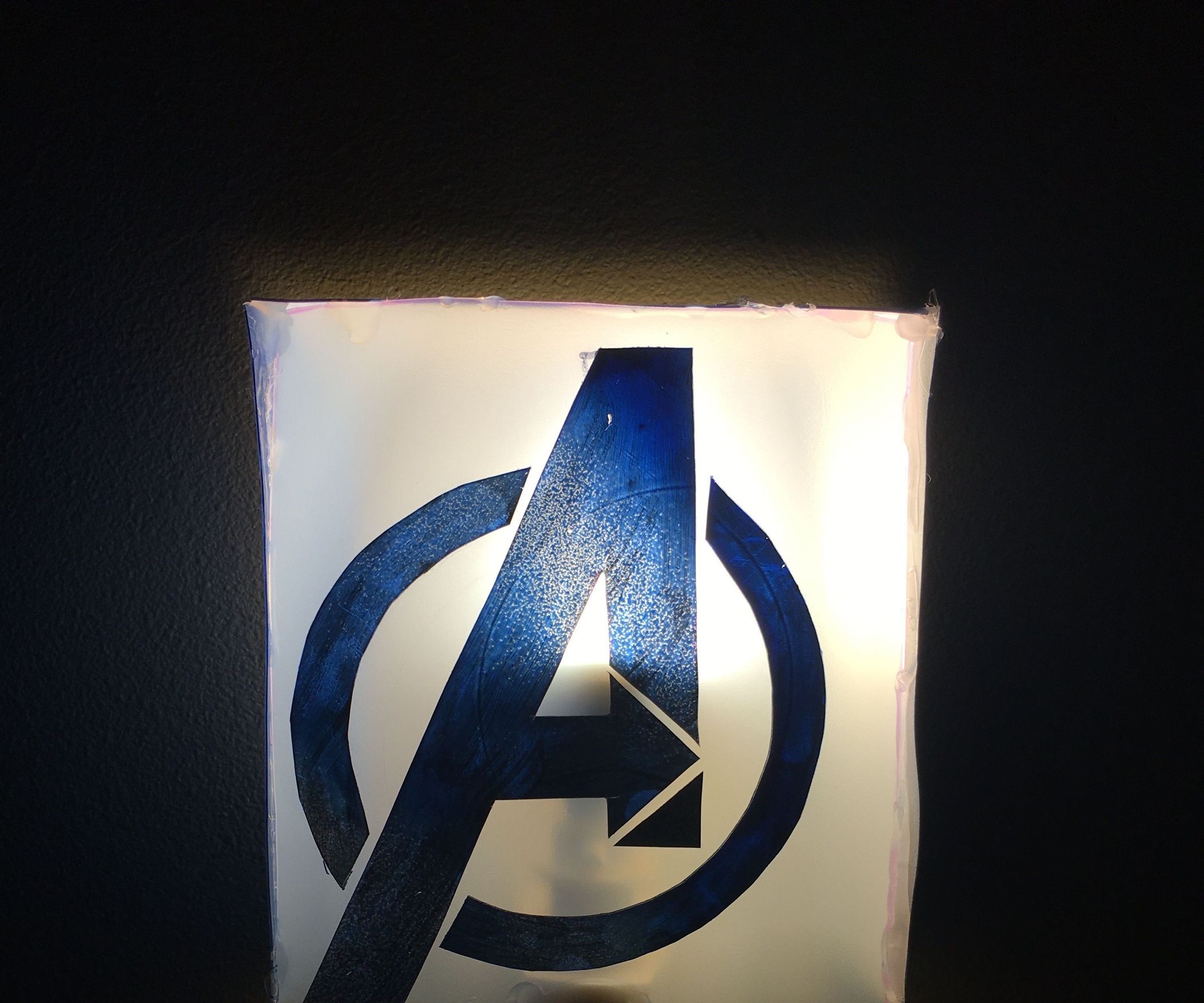 Glowing Marvel Night Light : 6 Steps - Instructables