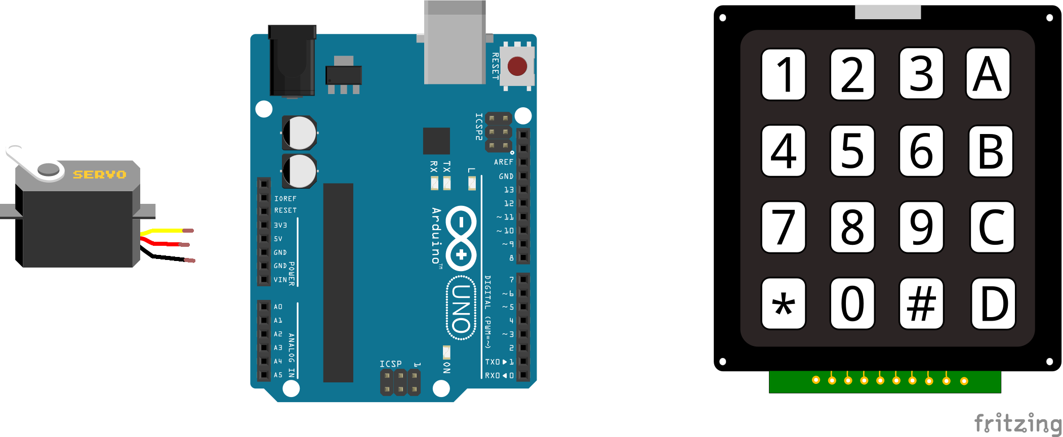 Keypad + Servo : 4 Steps - Instructables