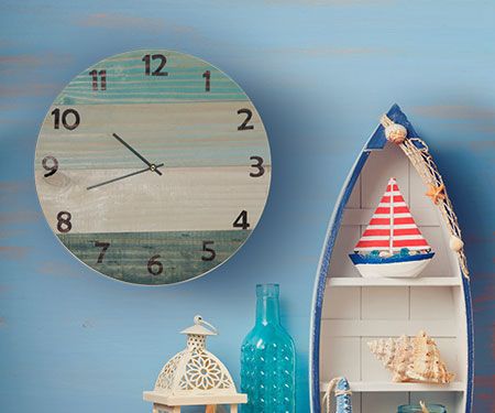 Coastal Style Wall Clock : 4 Steps - Instructables