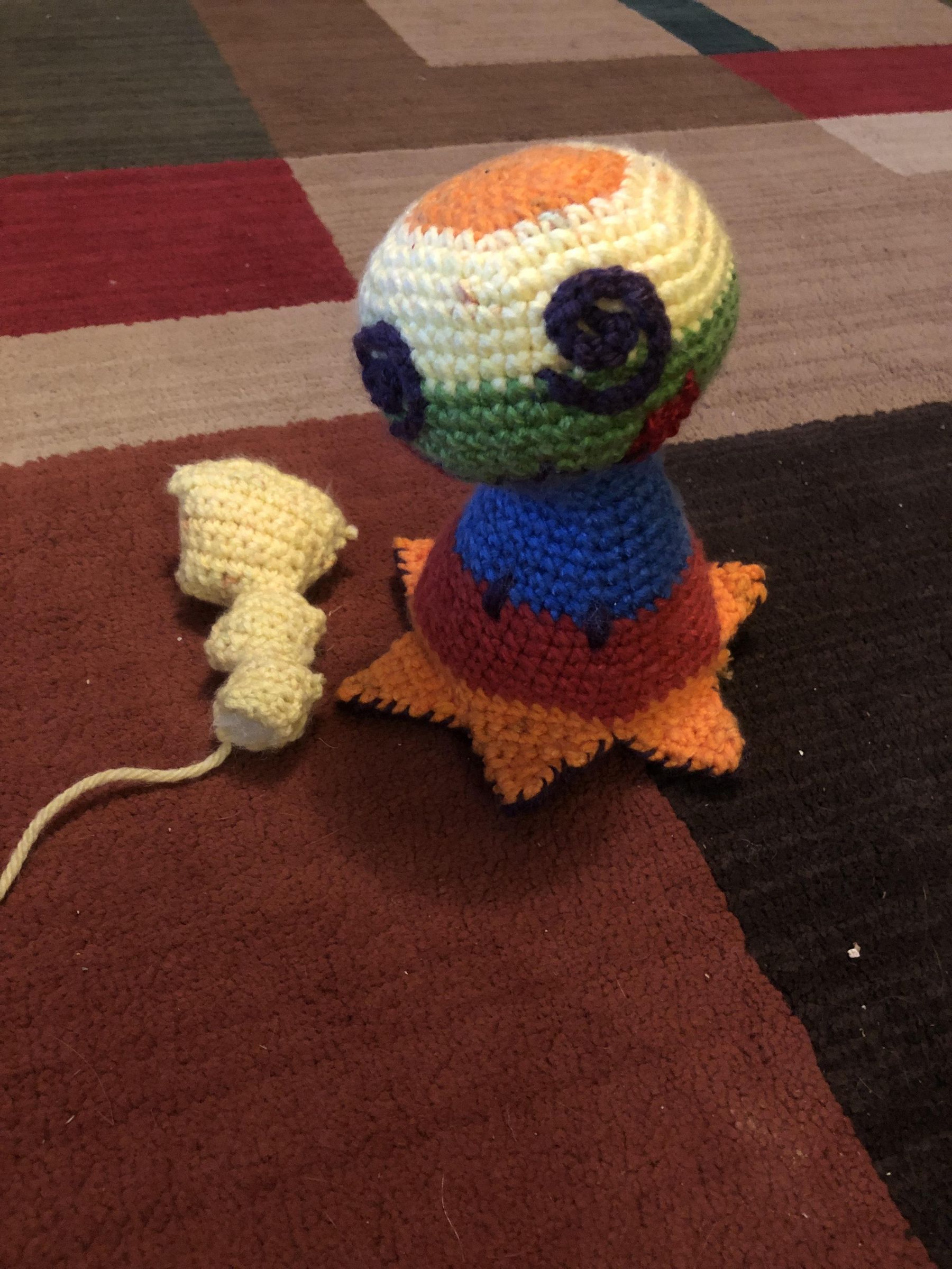 Rainbow Mimikyu! Free Crochet Pattern : 7 Steps (with Pictures ...