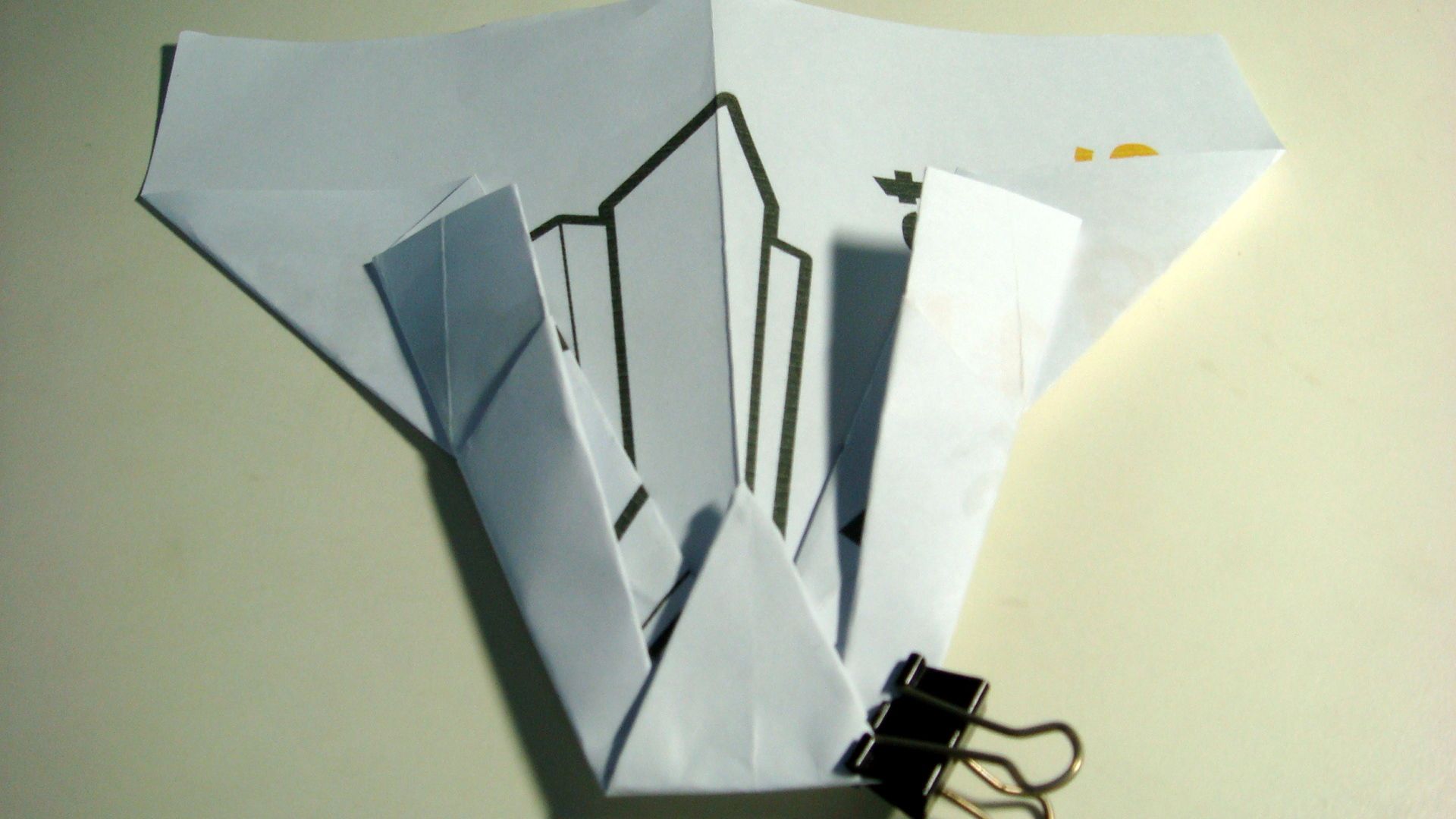 Paper Fighter (yes It Flies) : 5 Steps (with Pictures) - Instructables