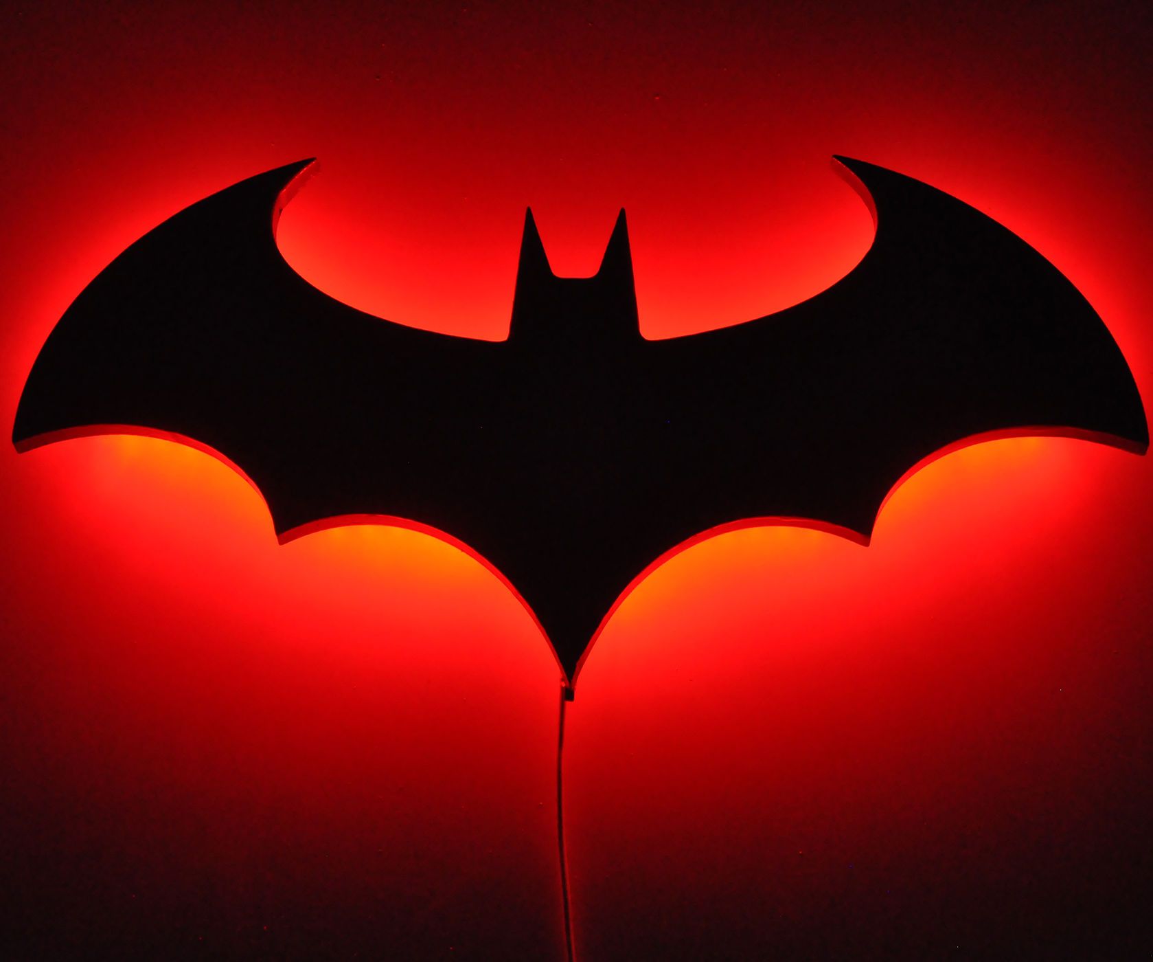 Batman RGB Wall Lamp : 7 Steps (with Pictures) - Instructables