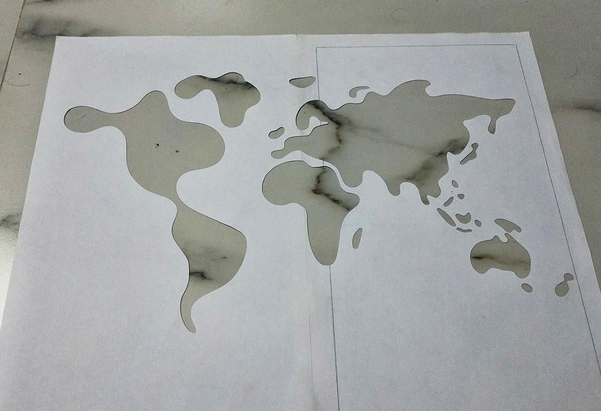 Topographic World Map Art : 11 Steps (with Pictures) - Instructables