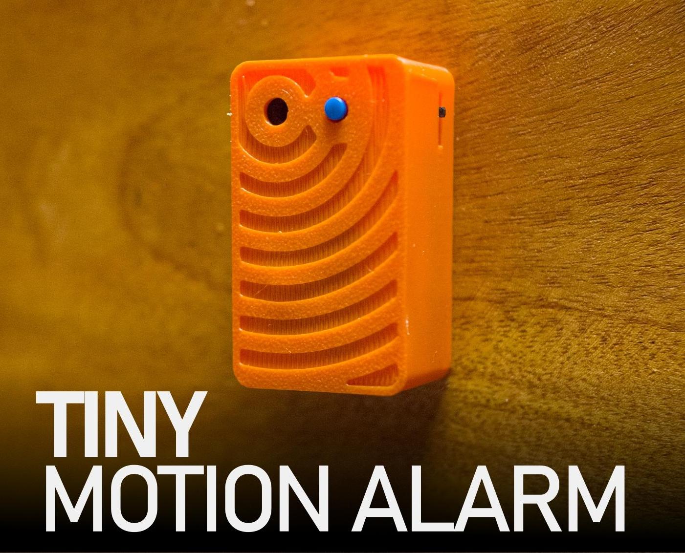 Tiny Motion Detection Alarm : 5 Steps (with Pictures) - Instructables