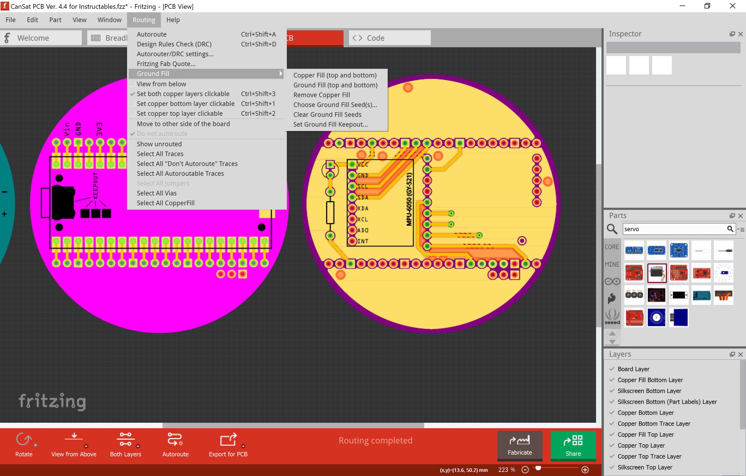 Creating a Stacked PCB Design in Fritzing : 6 Steps - Instructables