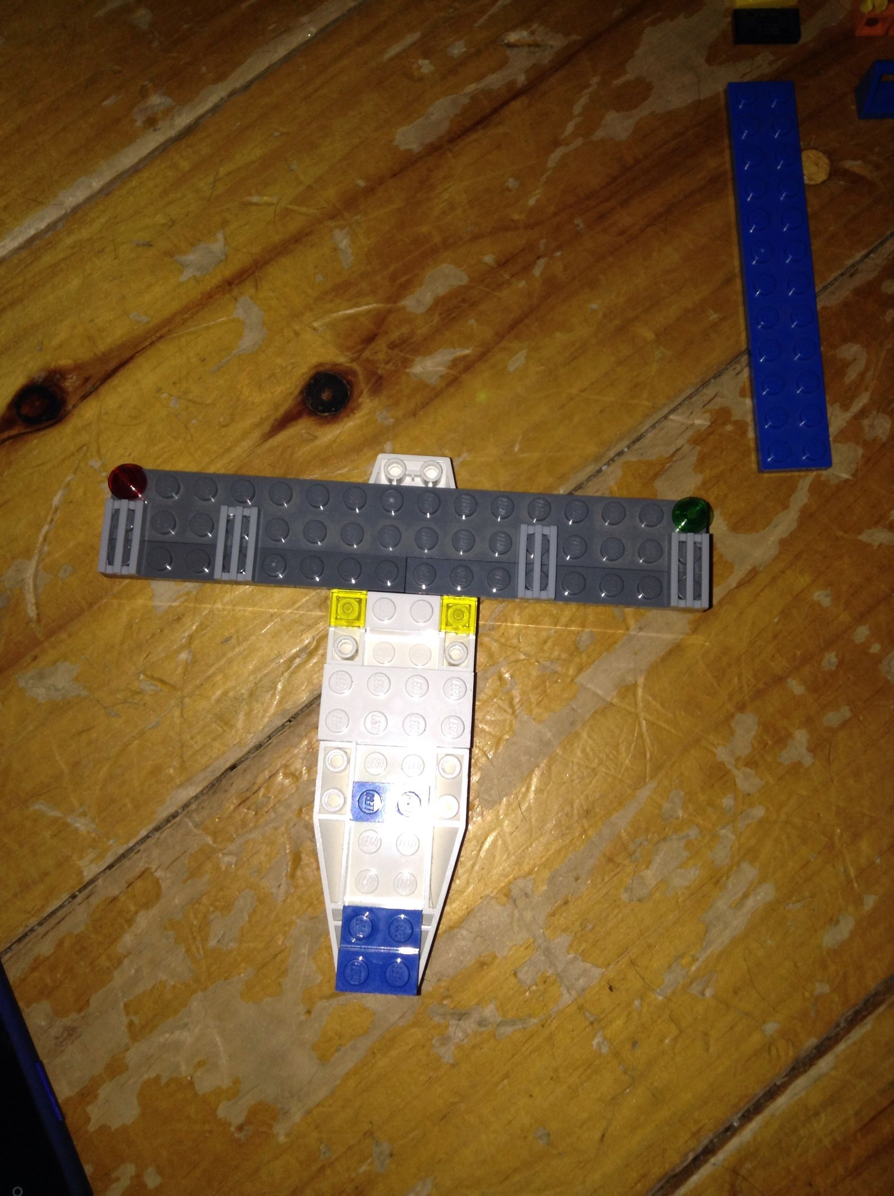 Lego Underwing Plane : 10 Steps - Instructables