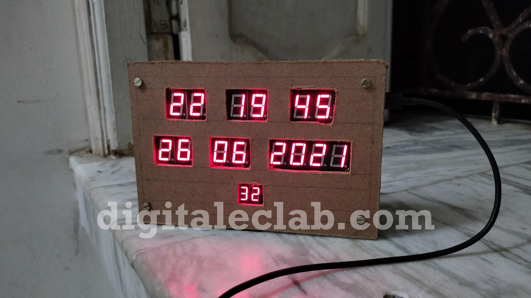 Arduino Digital Clock Using 7 Segment Display : 4 Steps - Instructables Arduino Digital Clock Using 7 Segment Display : 4 Steps - Instructables
