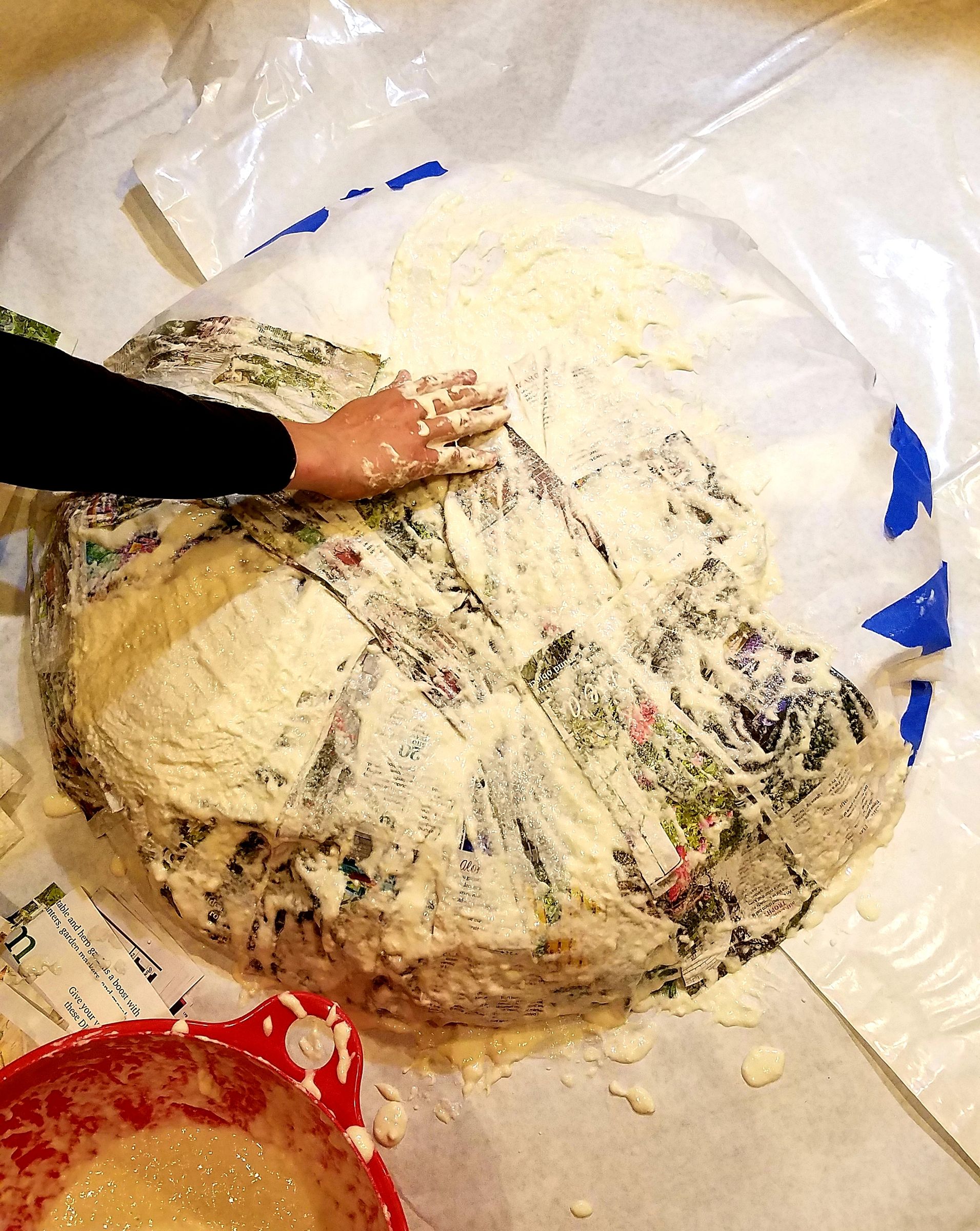 How to Make a Paper Mache Moon Wall Hanging : 9 Steps (with Pictures ...