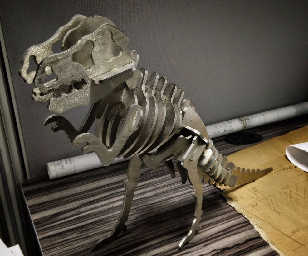T-Rex 3D Pirnting CNC Lasercut : 3 Steps - Instructables