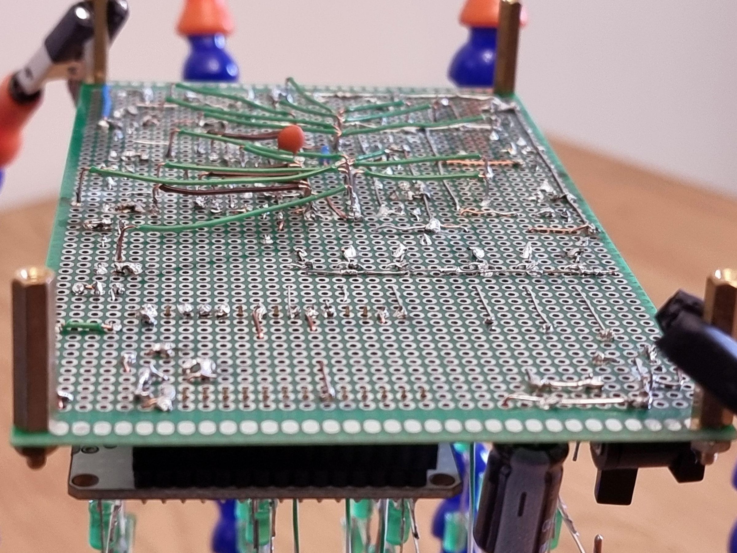 IR-controlled 4x4x6 LED Tower/Clock on ESP32 : 13 Steps - Instructables