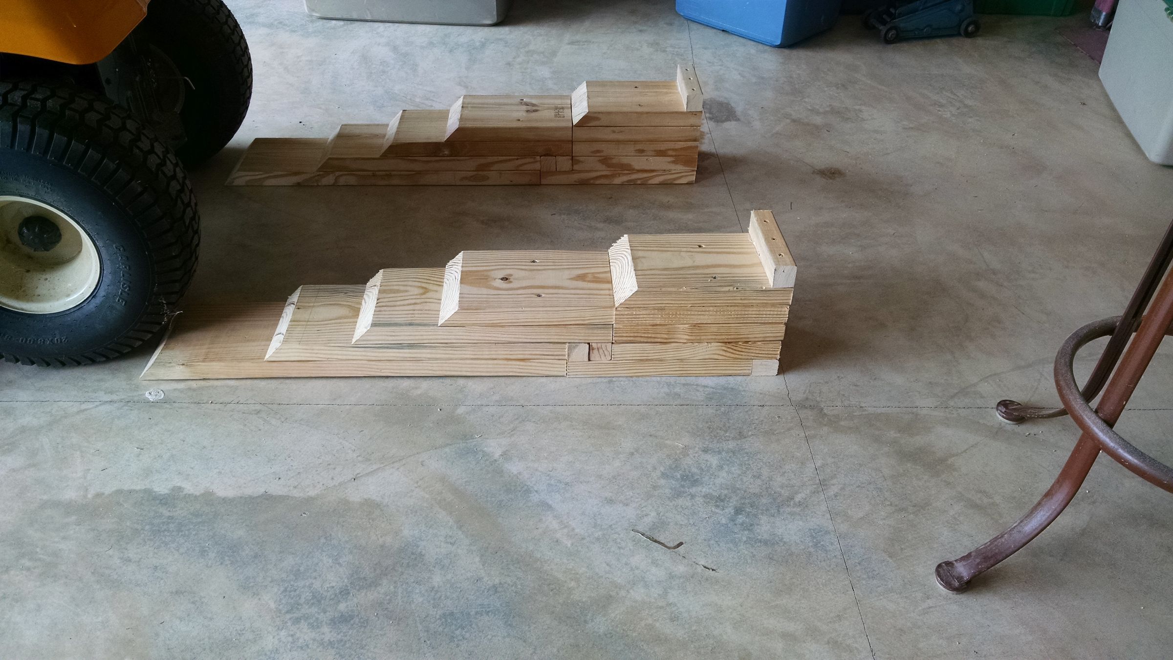 Car or Lawnmower 2 Section Ramps : 5 Steps (with Pictures) - Instructables