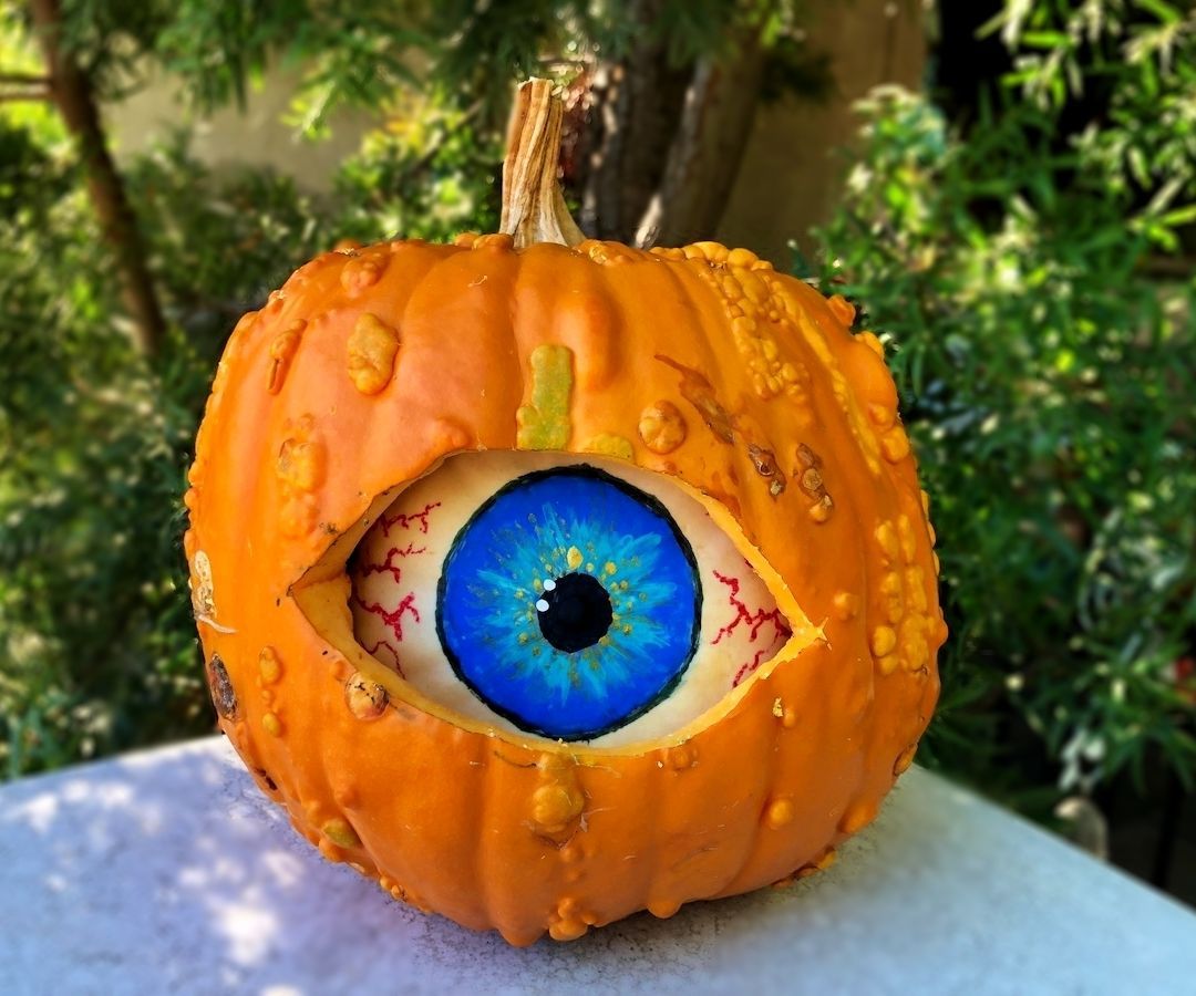 Spooky Double Pumpkin Eyeball : 7 Steps (with Pictures) - Instructables