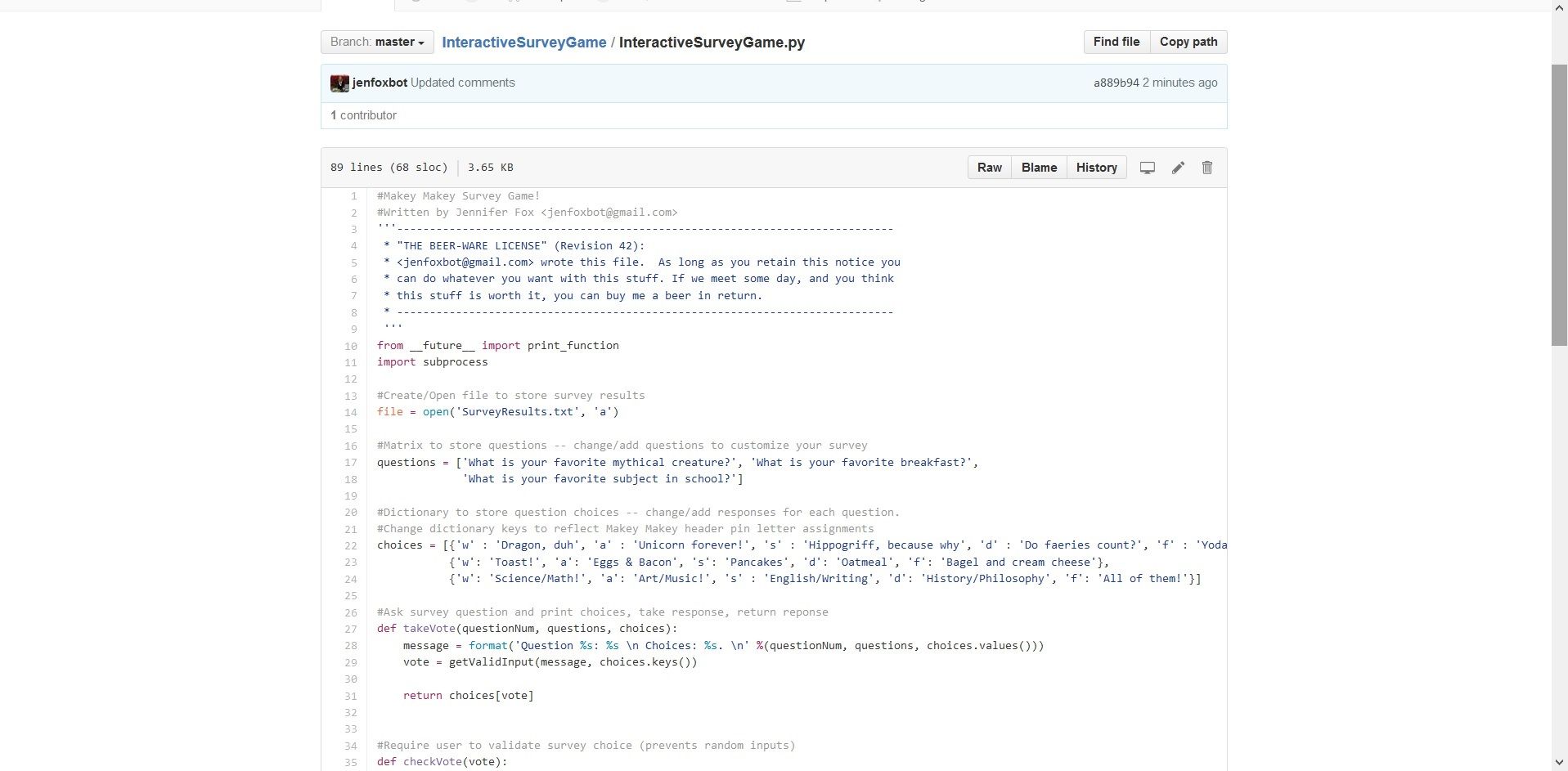Interactive Survey Game : 13 Steps (with Pictures) - Instructables
