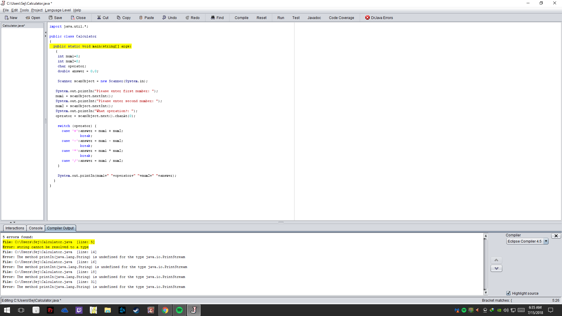 How to Make a Simple Calculator in Java : 9 Steps - Instructables
