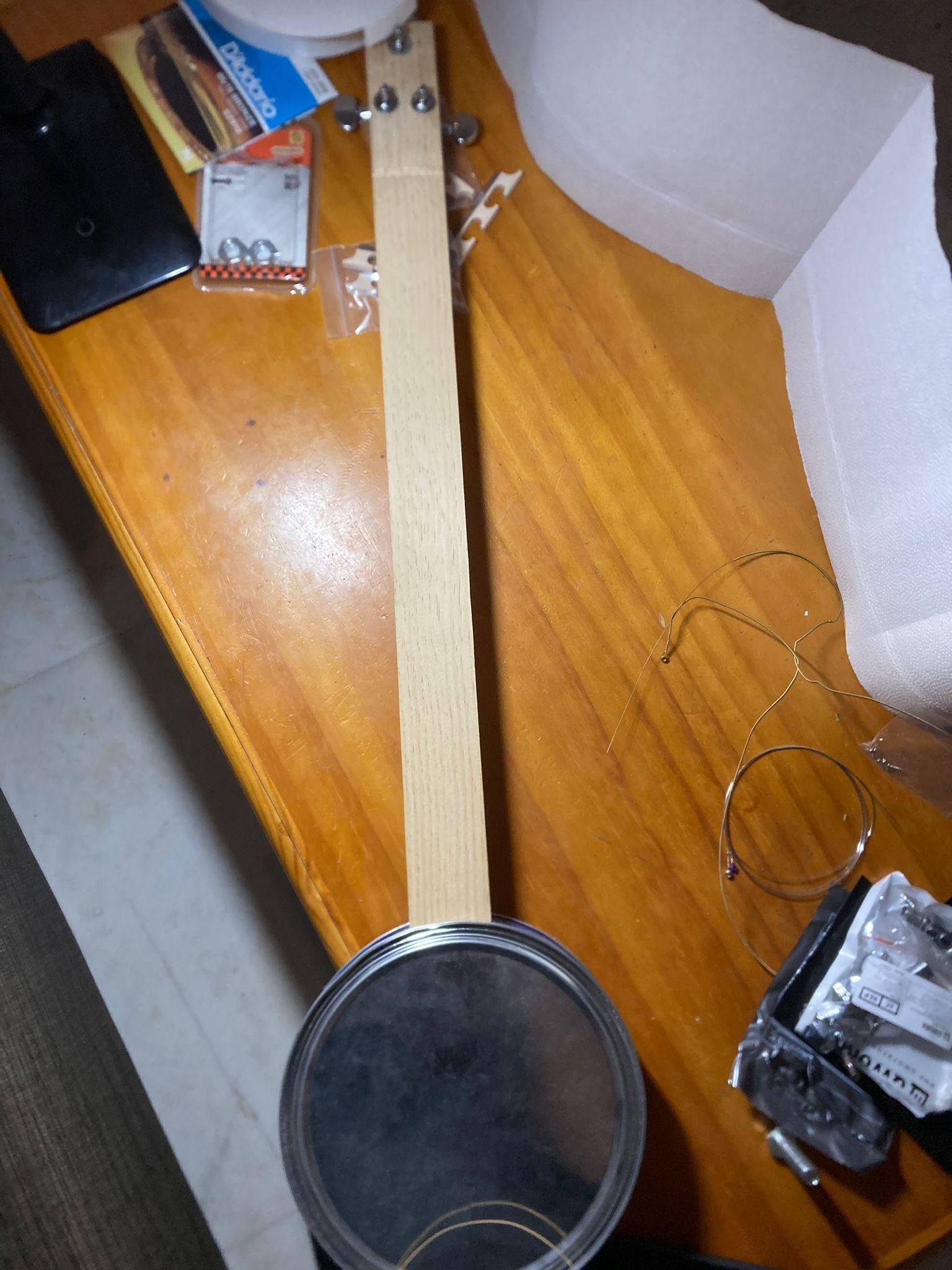 Cookie Tin Banjo and 3D Printed Banjo : 4 Steps (with Pictures ...