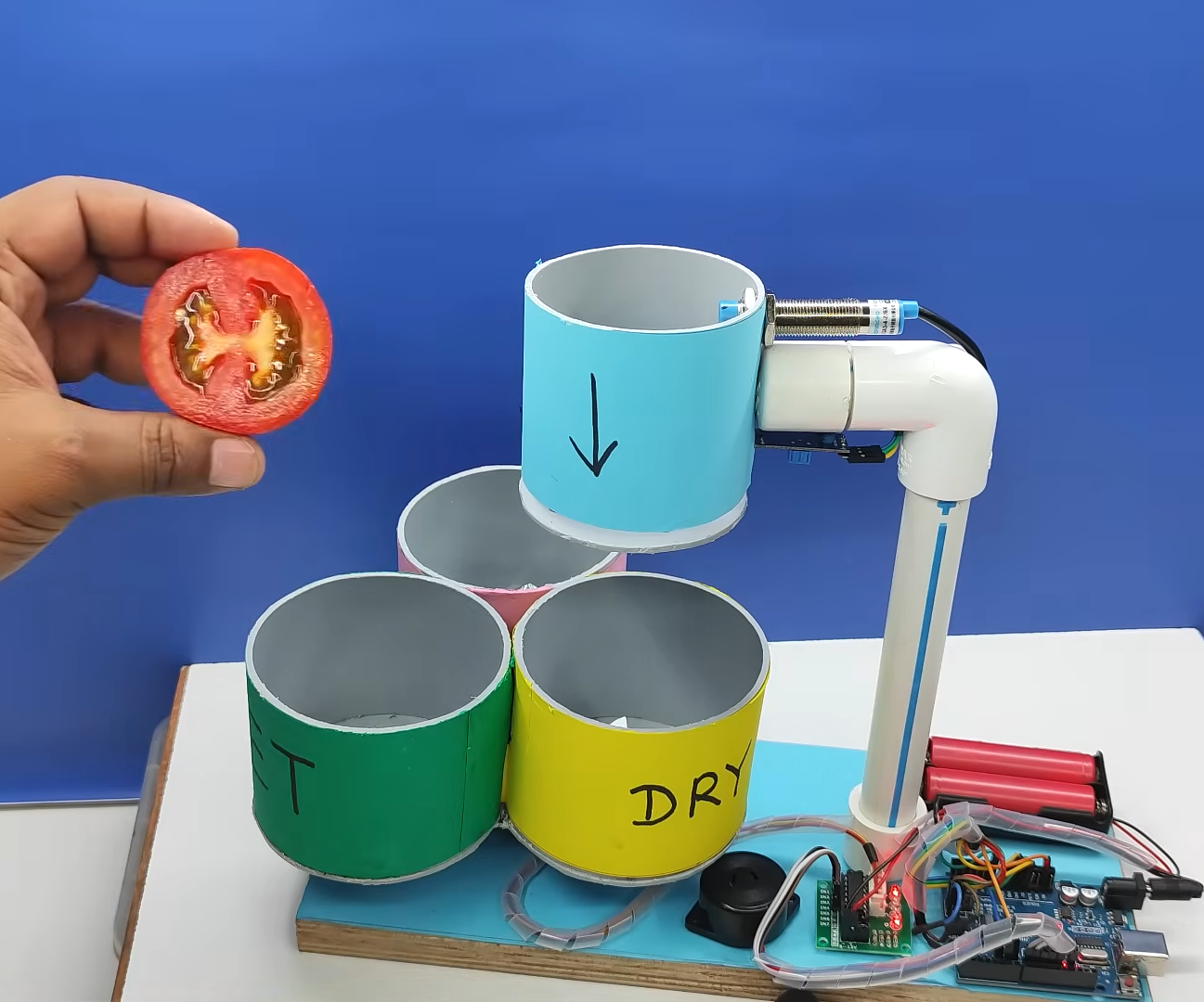 Wet Dry Metal Waste Segregation Project || Smart Dustbin Project Using Arduino : 6 Steps ...