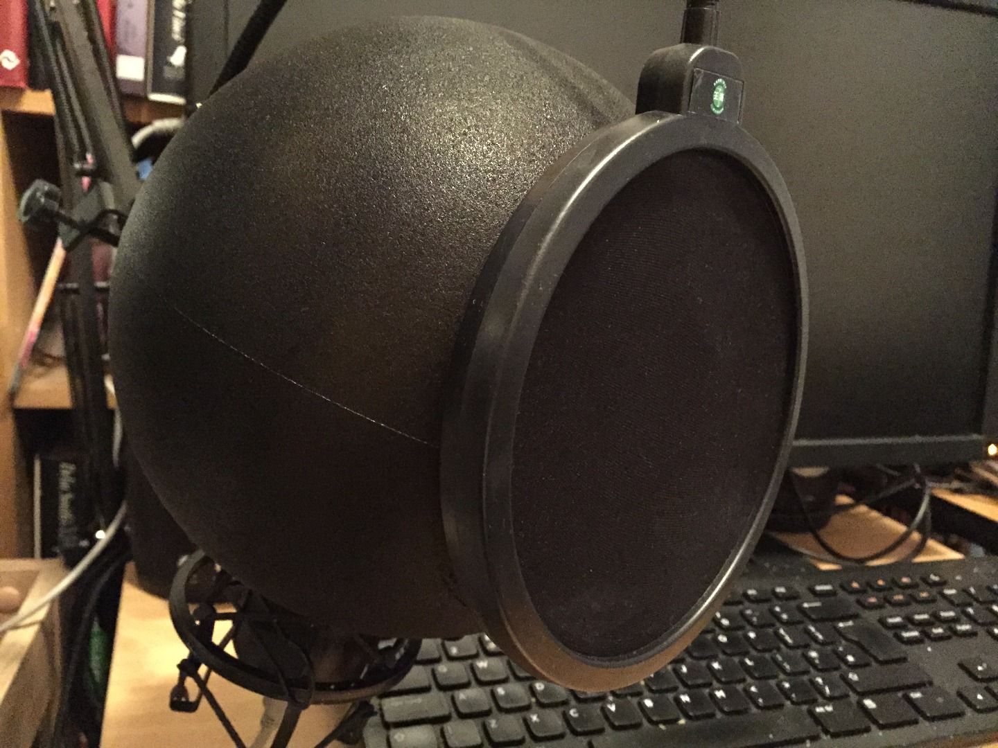 KopyKatica Eyeball Microphone Isolation Device : 15 Steps (with ...