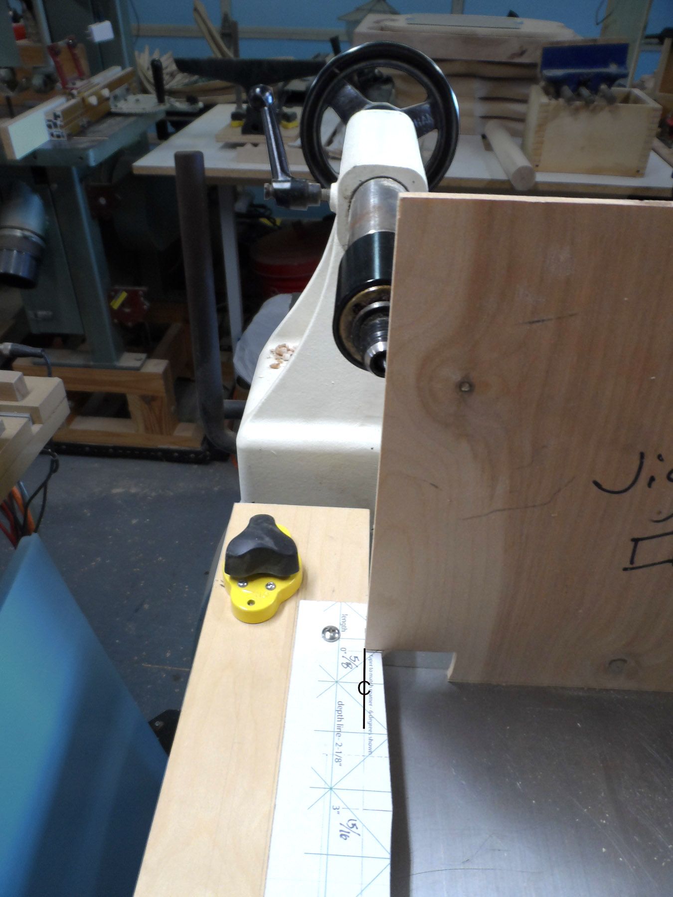 Wood Lathe Duplicator With Angle Grinder : 11 Steps (with Pictures ...