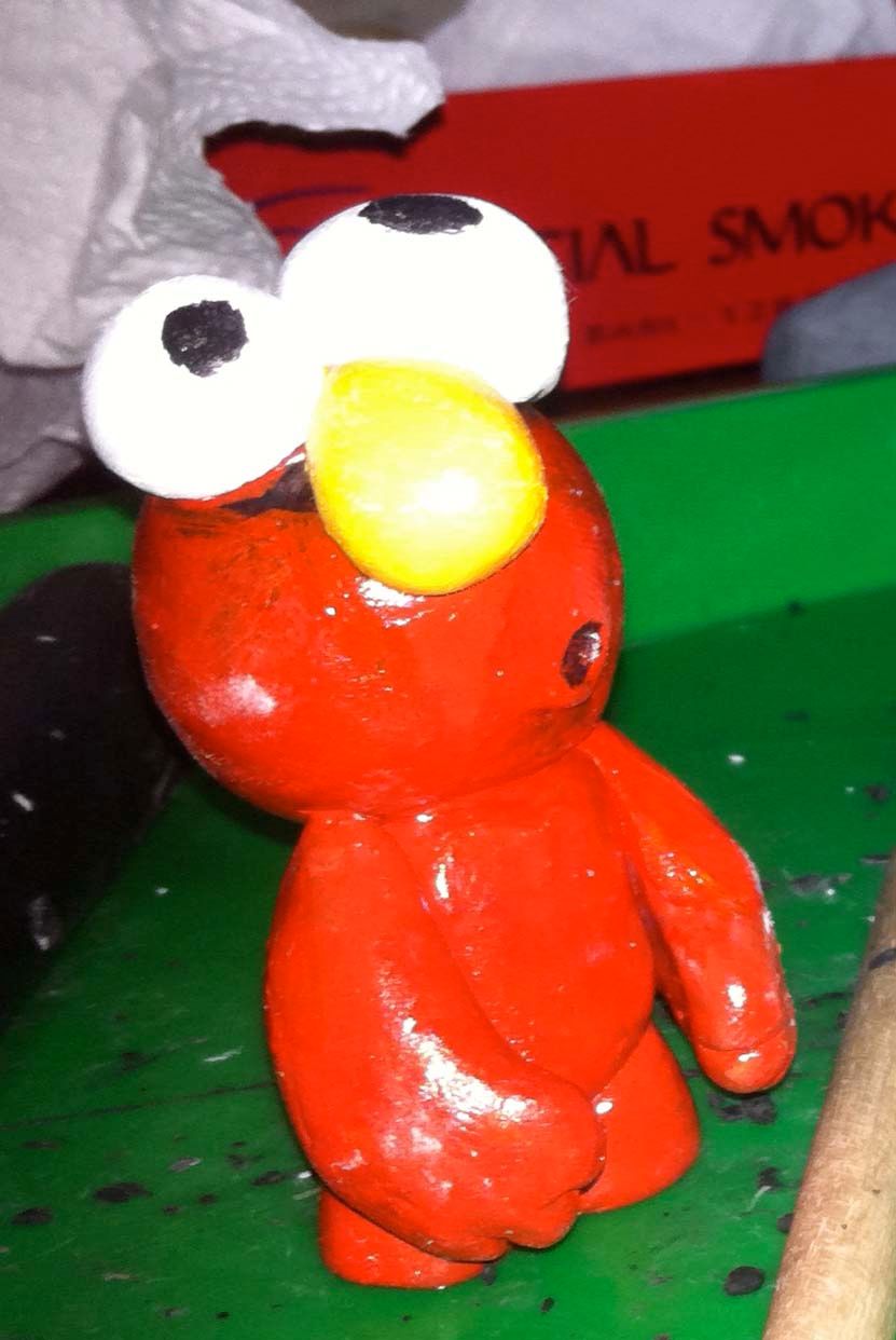 How to Make a Sculpey Elmo Figurine With Video Time Lapse - Instructables
