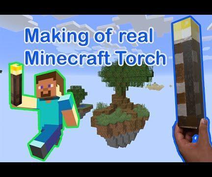 How to Make a Real Minecraft Torch : 5 Steps - Instructables