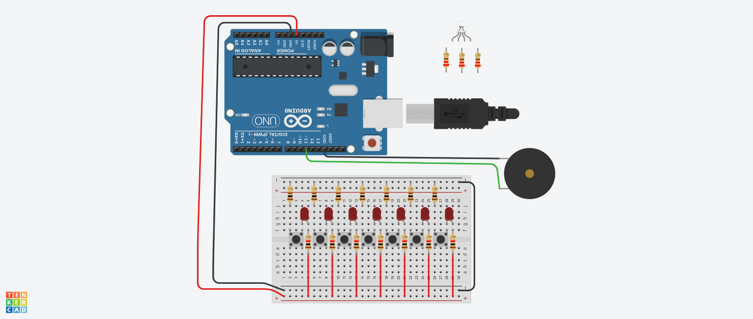 How to Create a Mini Piano Using Tinkercad (Step by Step) : 9 Steps ...
