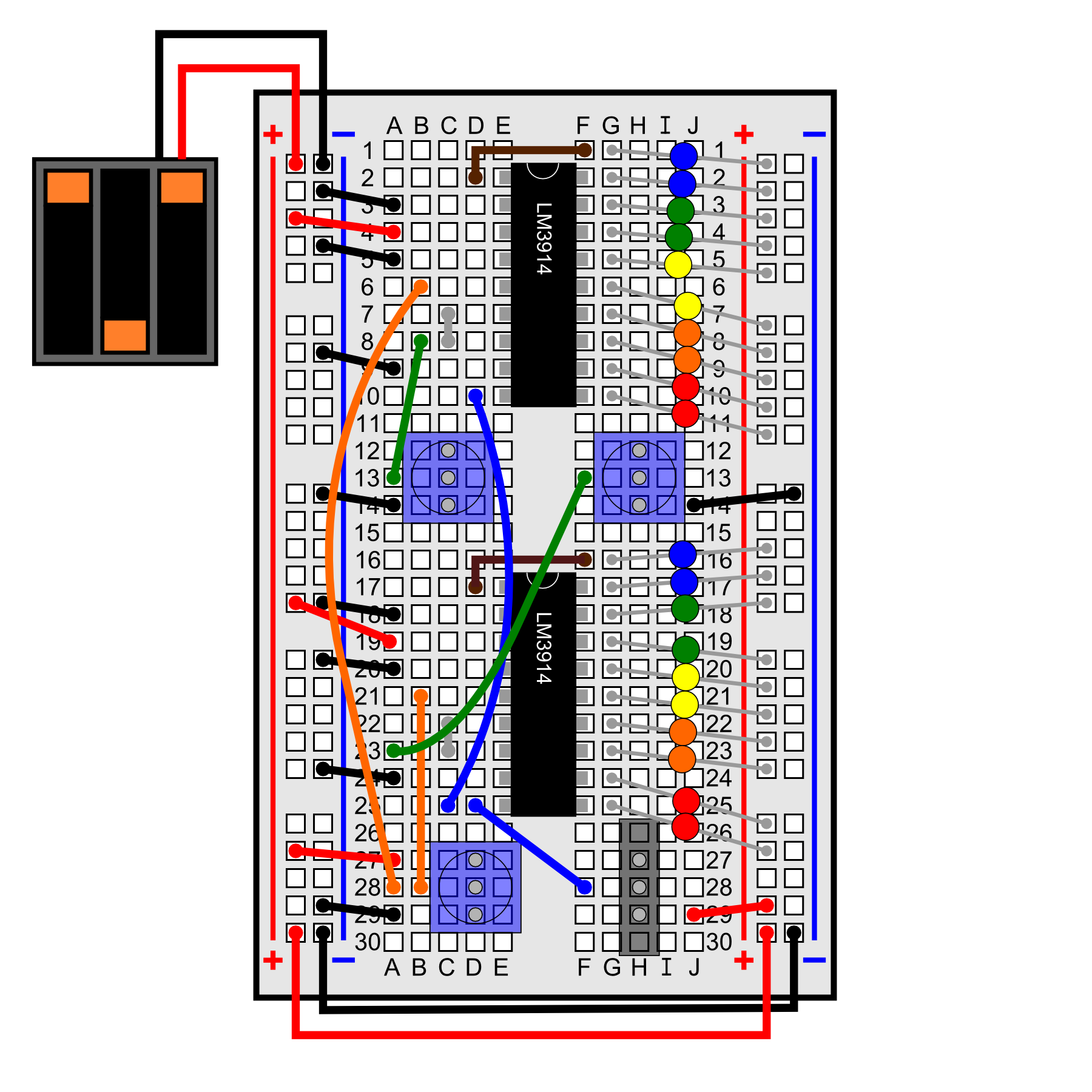 Mini LED Volume Towers (VU Meters) : 13 Steps (with Pictures ...