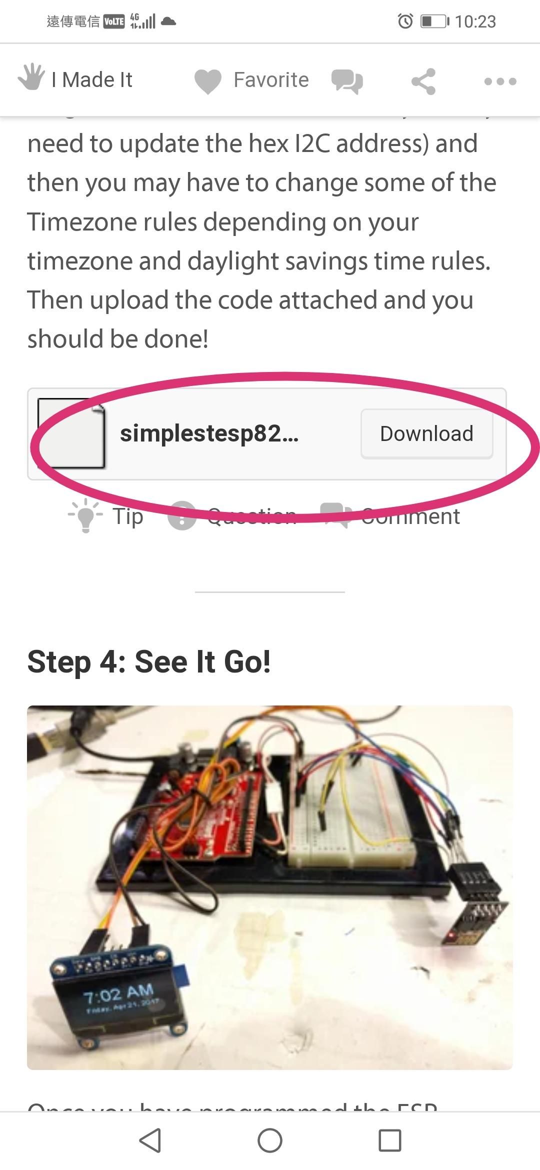 Simplest ESP8266 Local Time Internet Clock With OLED : 4 Steps (with ...