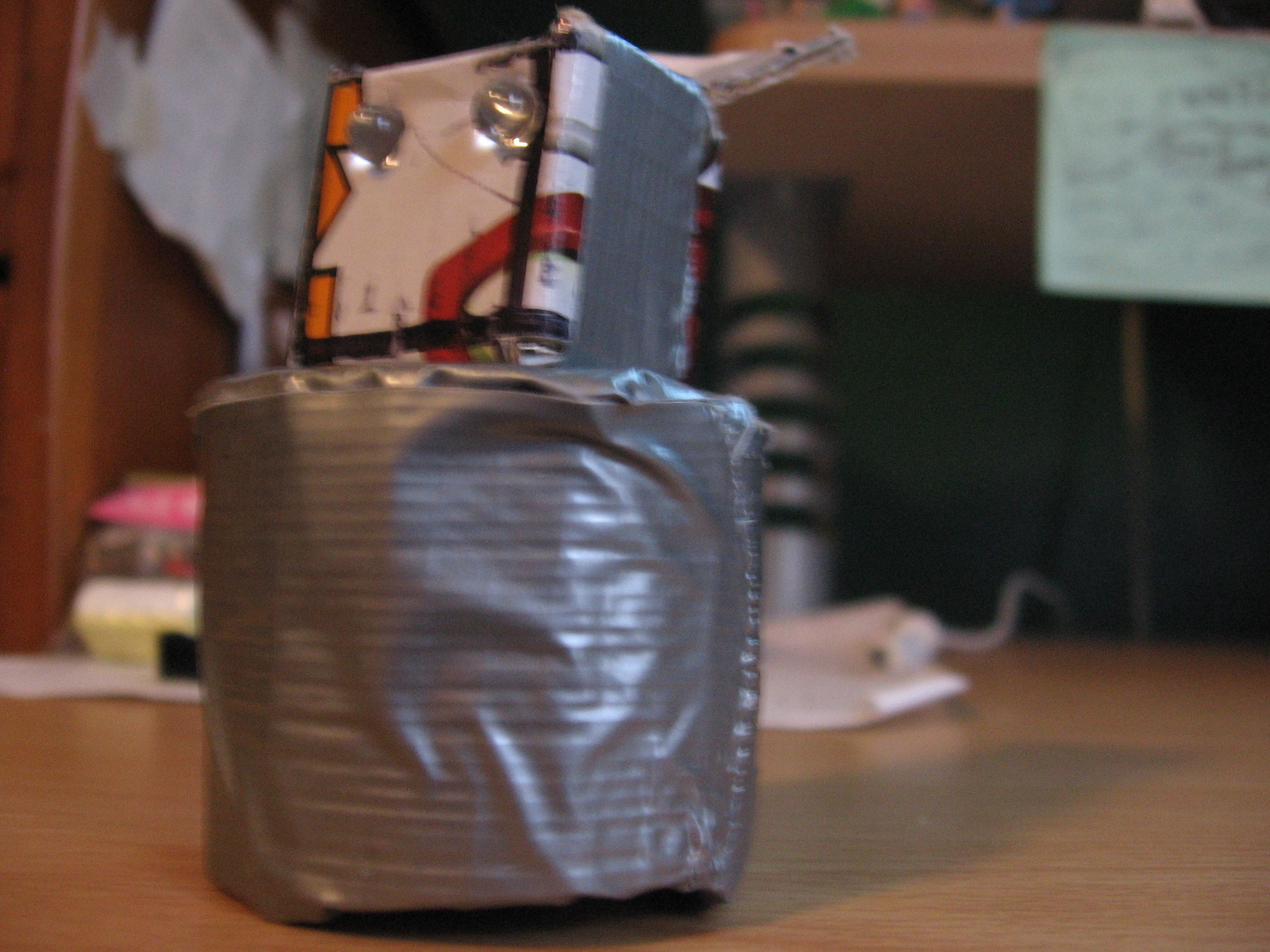 How to Make a Cheap, Mini Robot Out of Cardboard : 4 Steps - Instructables