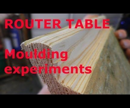 Create MOLDING With a ROUTER - Instructables
