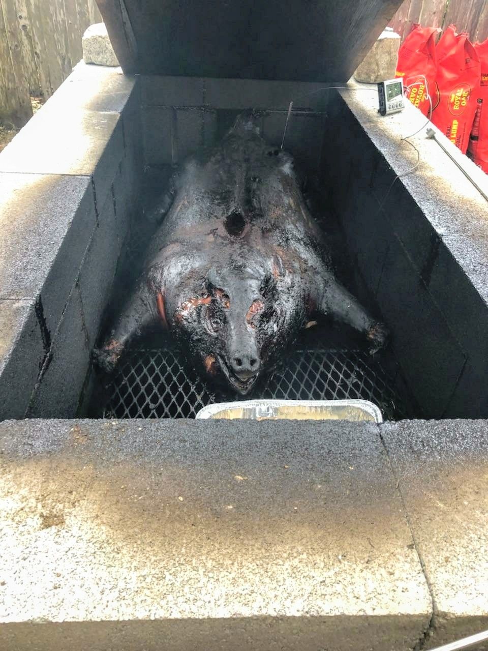 Cinder Block (CMU) Offset Smoker : 12 Steps (with Pictures) - Instructables