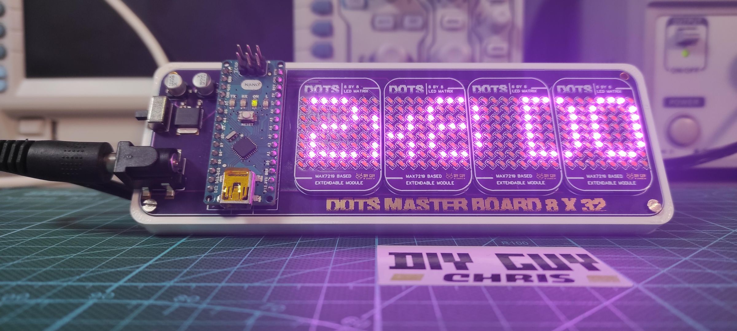 Arduino Display Matrix (32 X 8 DOTS) : 4 Steps (with Pictures ...