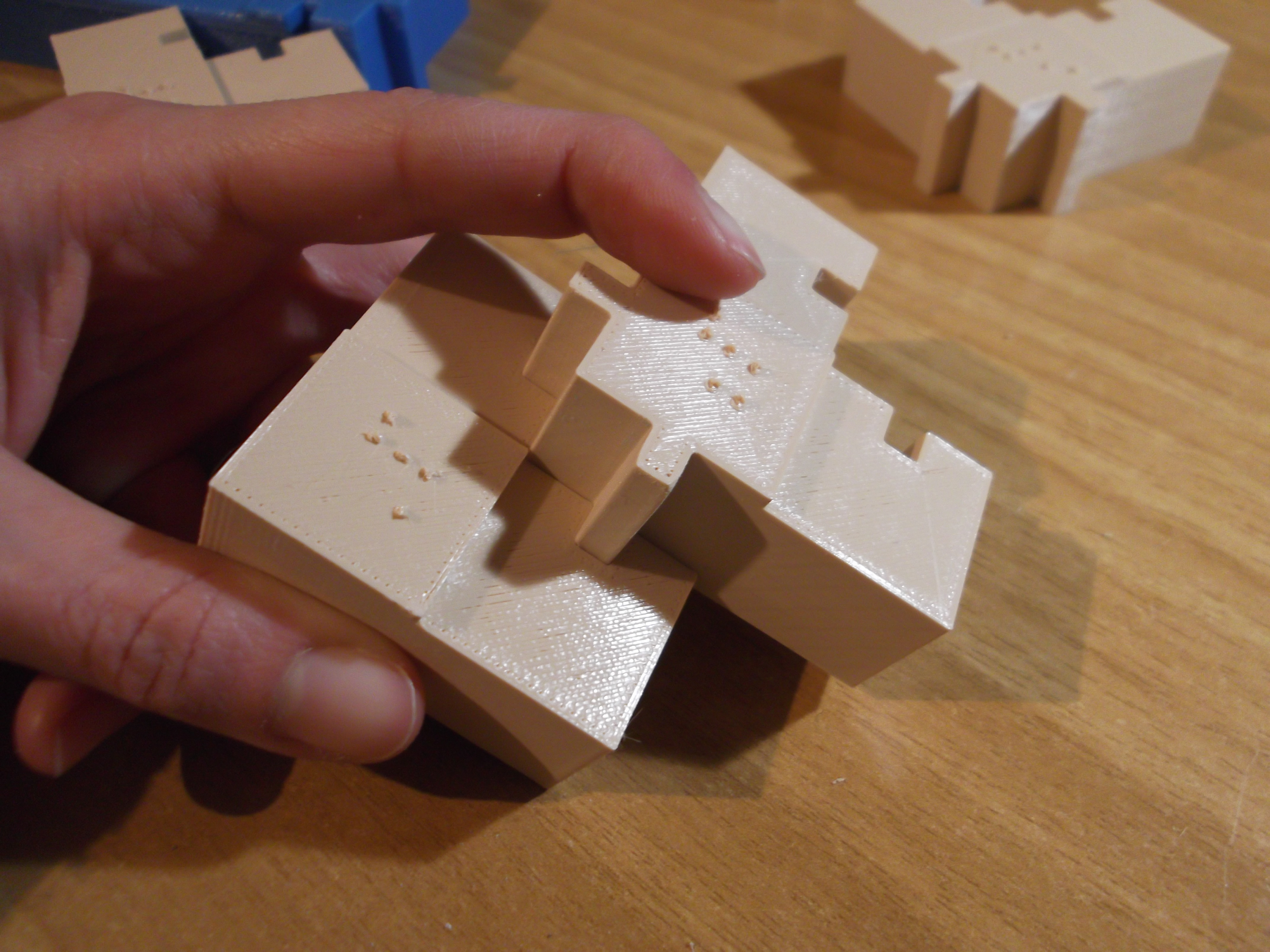 STONE PICKAXE-ASSEMBLY PARTS WITH BRAILLE NUMBERS : 4 Steps (with ...