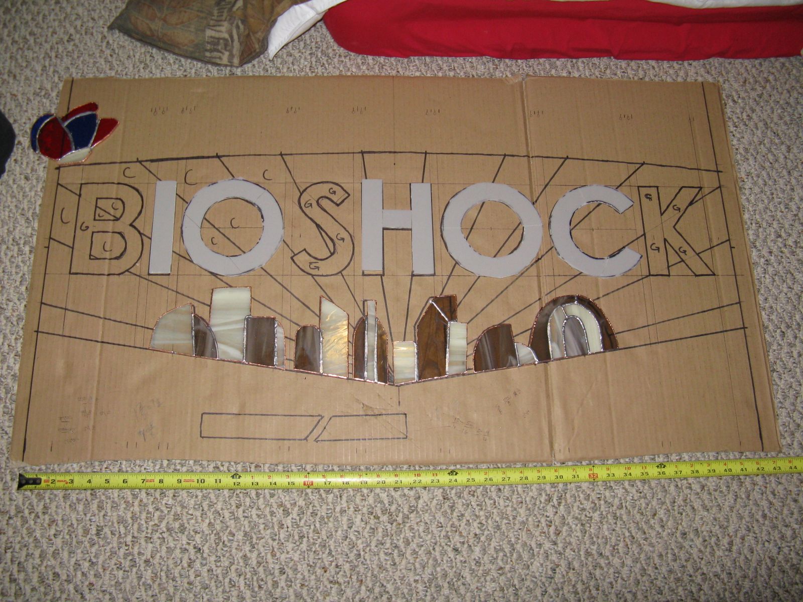 Bioshock Stained Glass Logo : 13 Steps (with Pictures) - Instructables