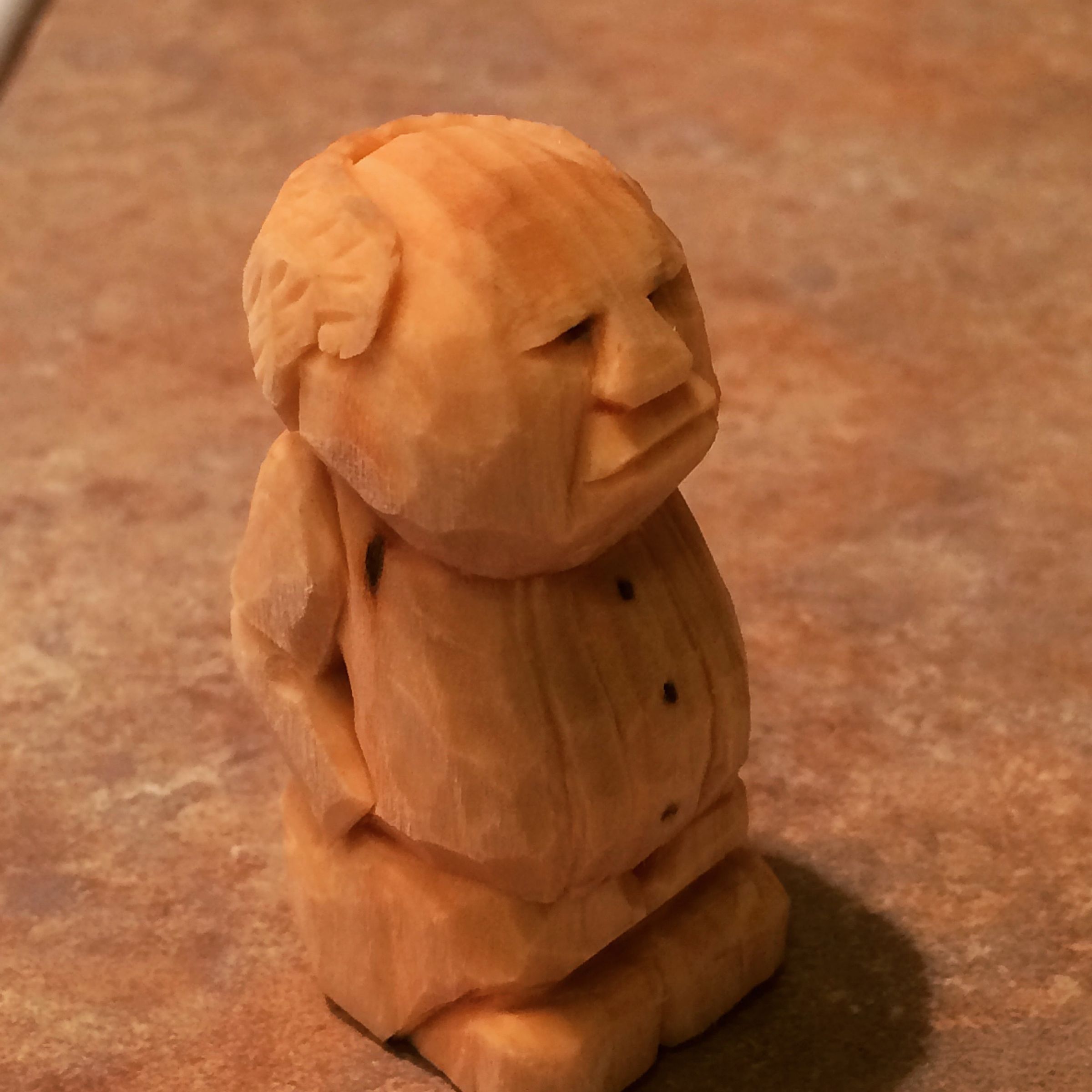 Carving a Grumpy Man From Wood : 3 Steps - Instructables