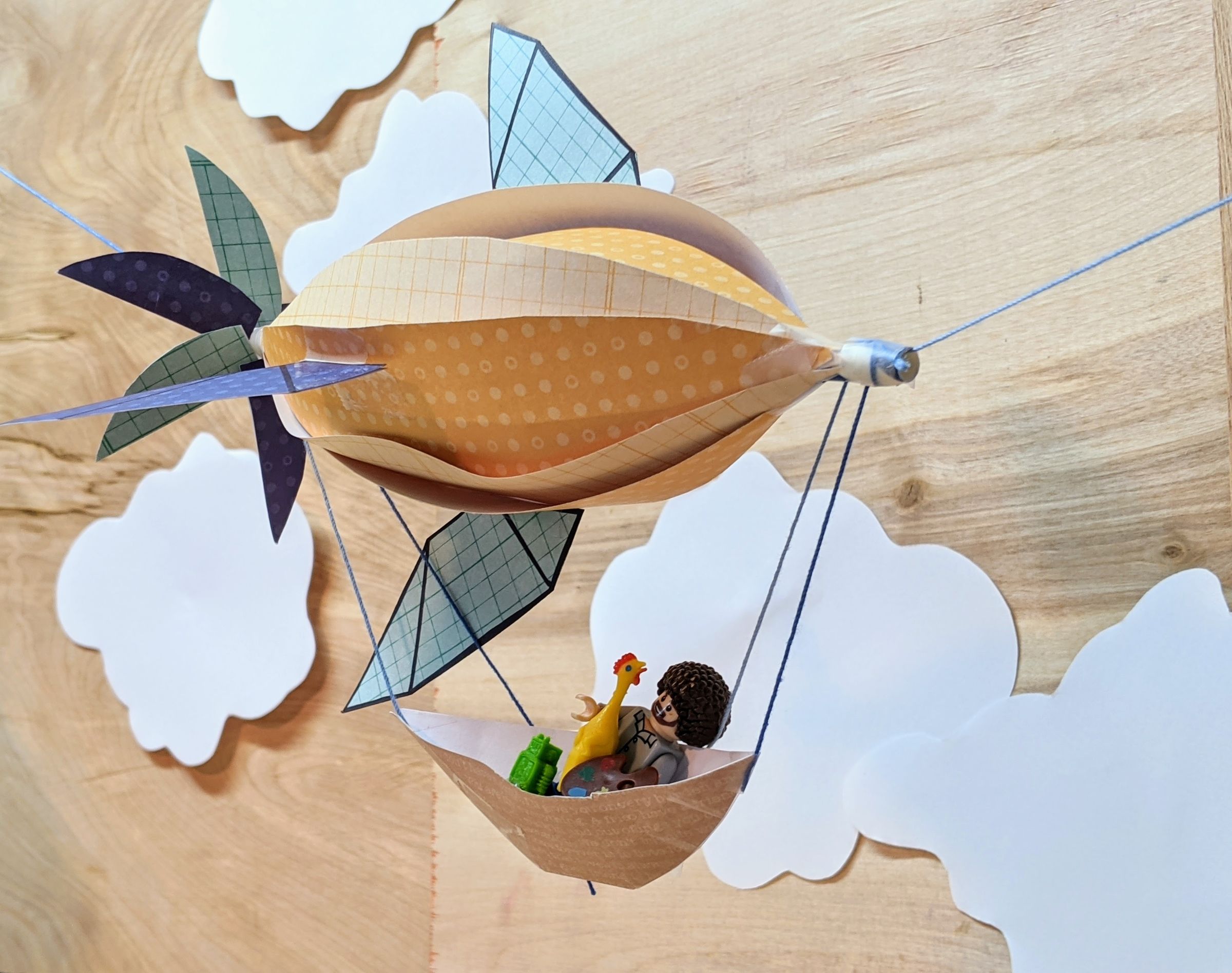 Blimp on a String : 6 Steps (with Pictures) - Instructables