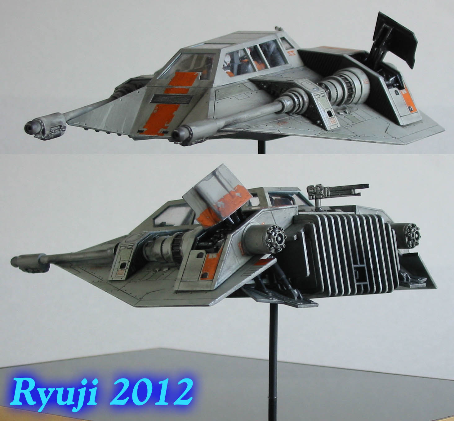 Mini Rebel Snowspeeder Popsicle Stick Model : 5 Steps (with Pictures ...