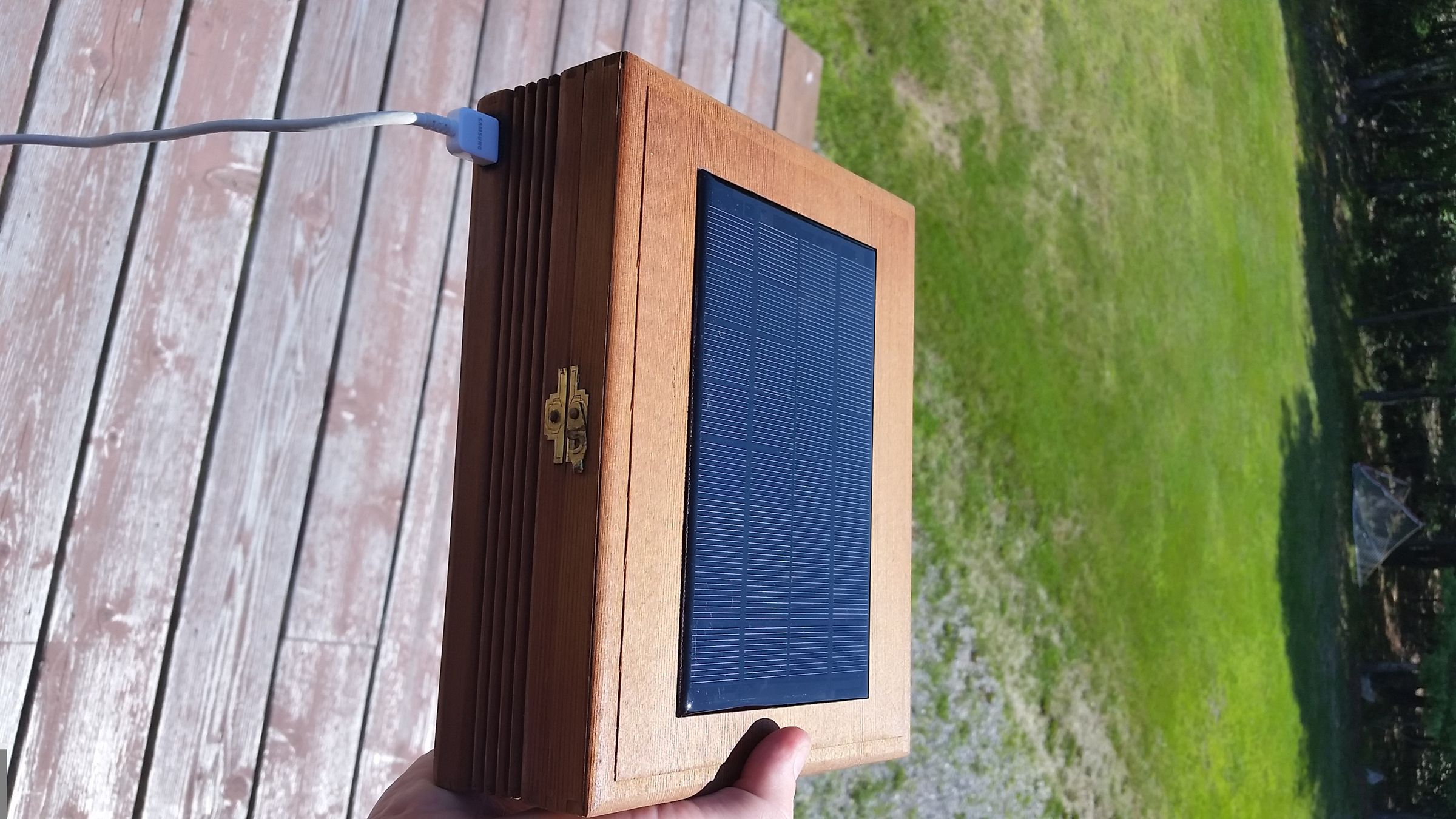Portable Solar-Powered USB Charger/Cigar Box : 8 Steps (with Pictures ...
