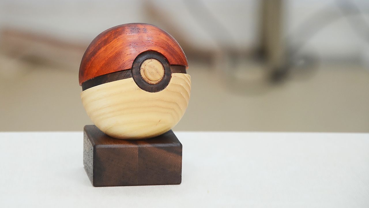 I Made a Hardwood Pokéball : 9 Steps (with Pictures) - Instructables