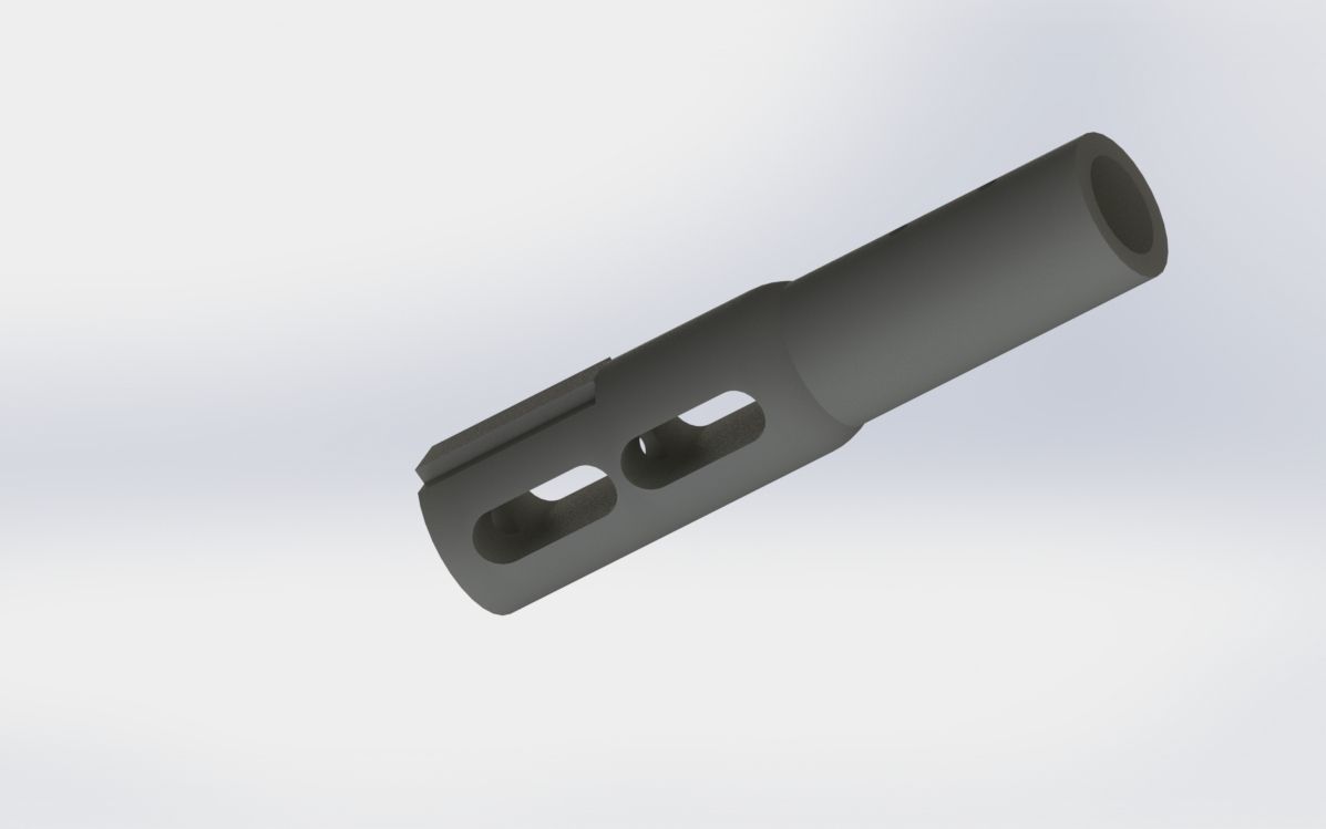 3D Printed Muzzle Flashider(airguns Only) : 3 Steps - Instructables