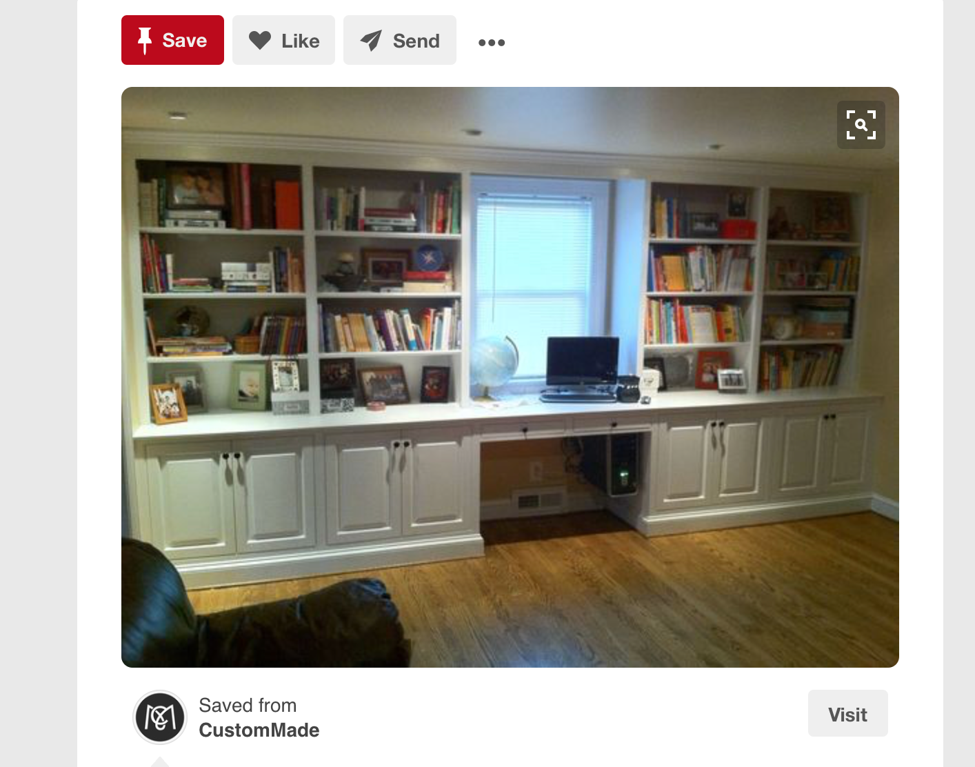 Two Color LED-lit, Built-in Bookshelf With Desk : 9 Steps (with ...