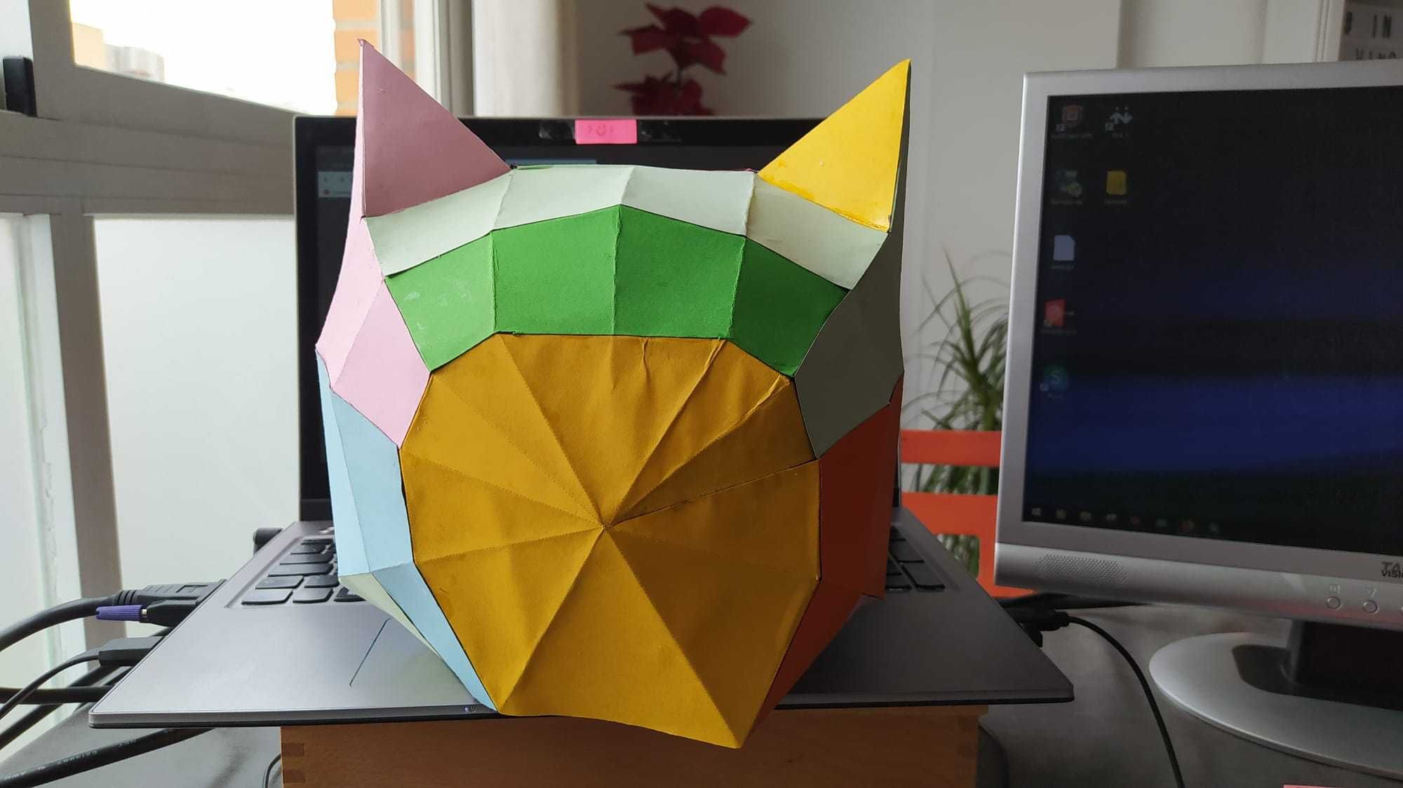 Papercraft Low Poly Wolf Mask : 6 Steps (with Pictures) - Instructables