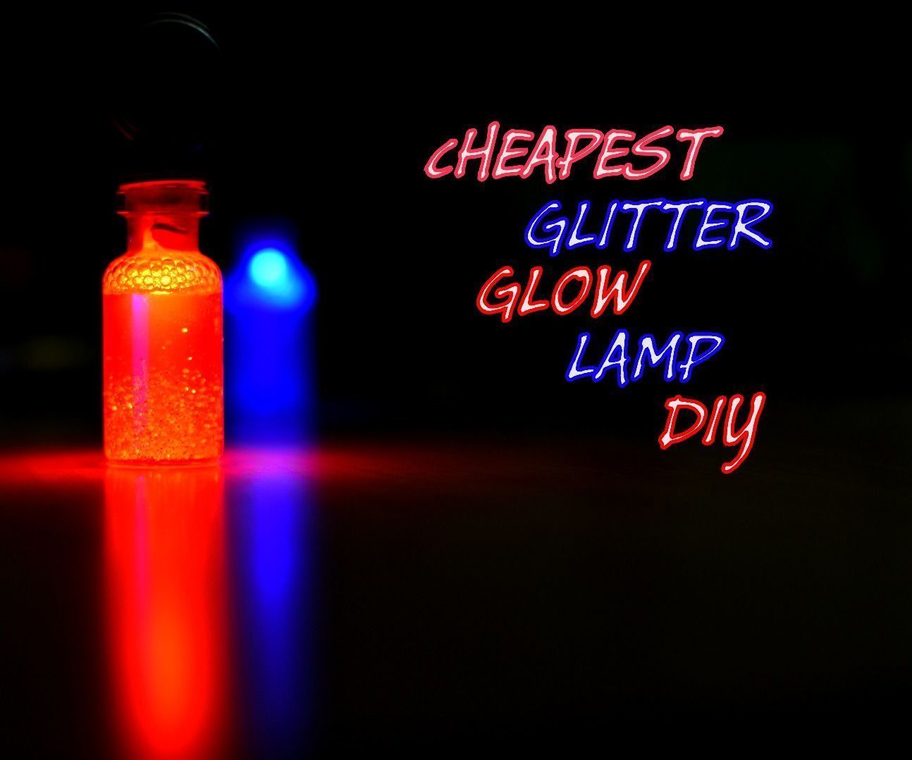 DIY Glitter Glow Lamp : 5 Steps (with Pictures) - Instructables