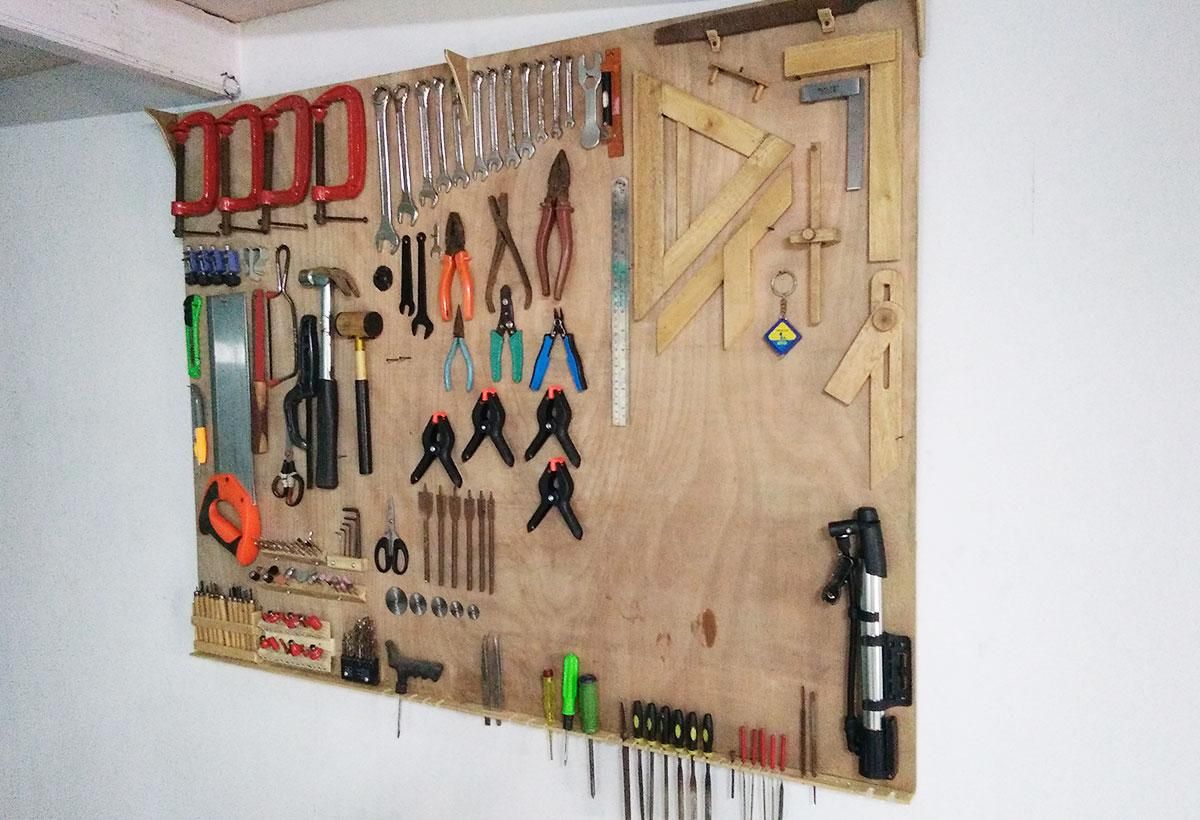 DIY Workshop Tool Organizer Board : 11 Steps (with Pictures ...