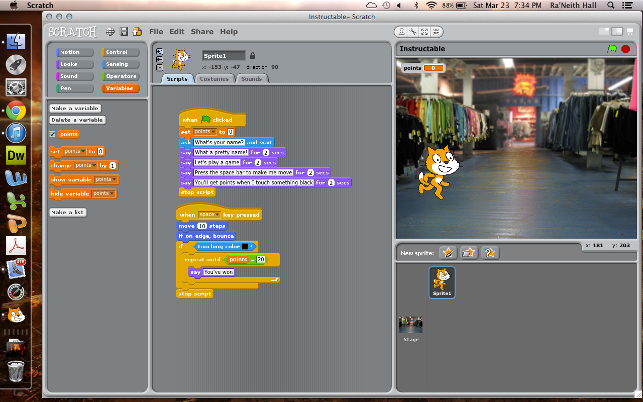 Basic Scratch Game : 5 Steps - Instructables