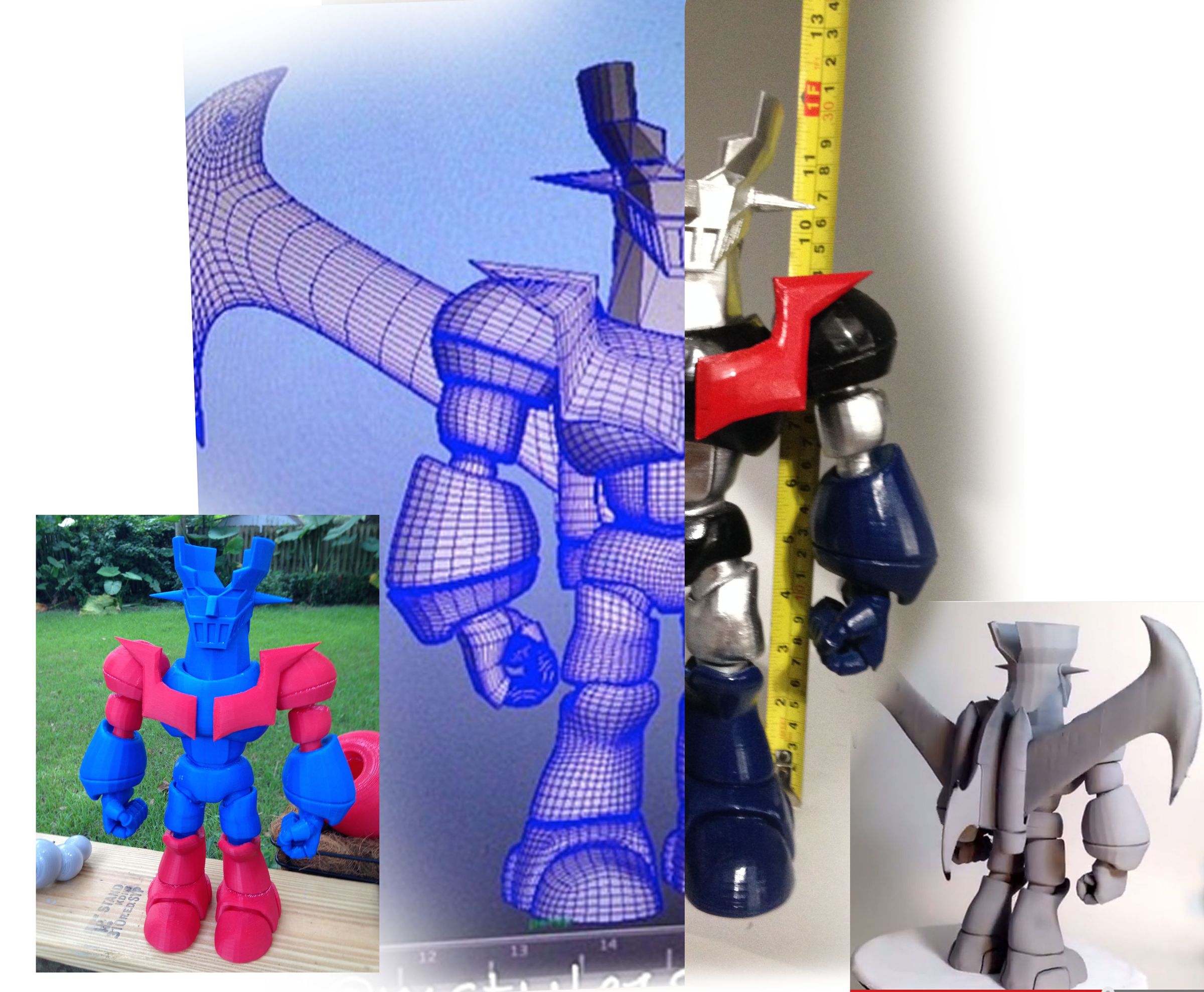 12 Inch Mazinger Z Aka Tranzor Z : 3 Steps - Instructables