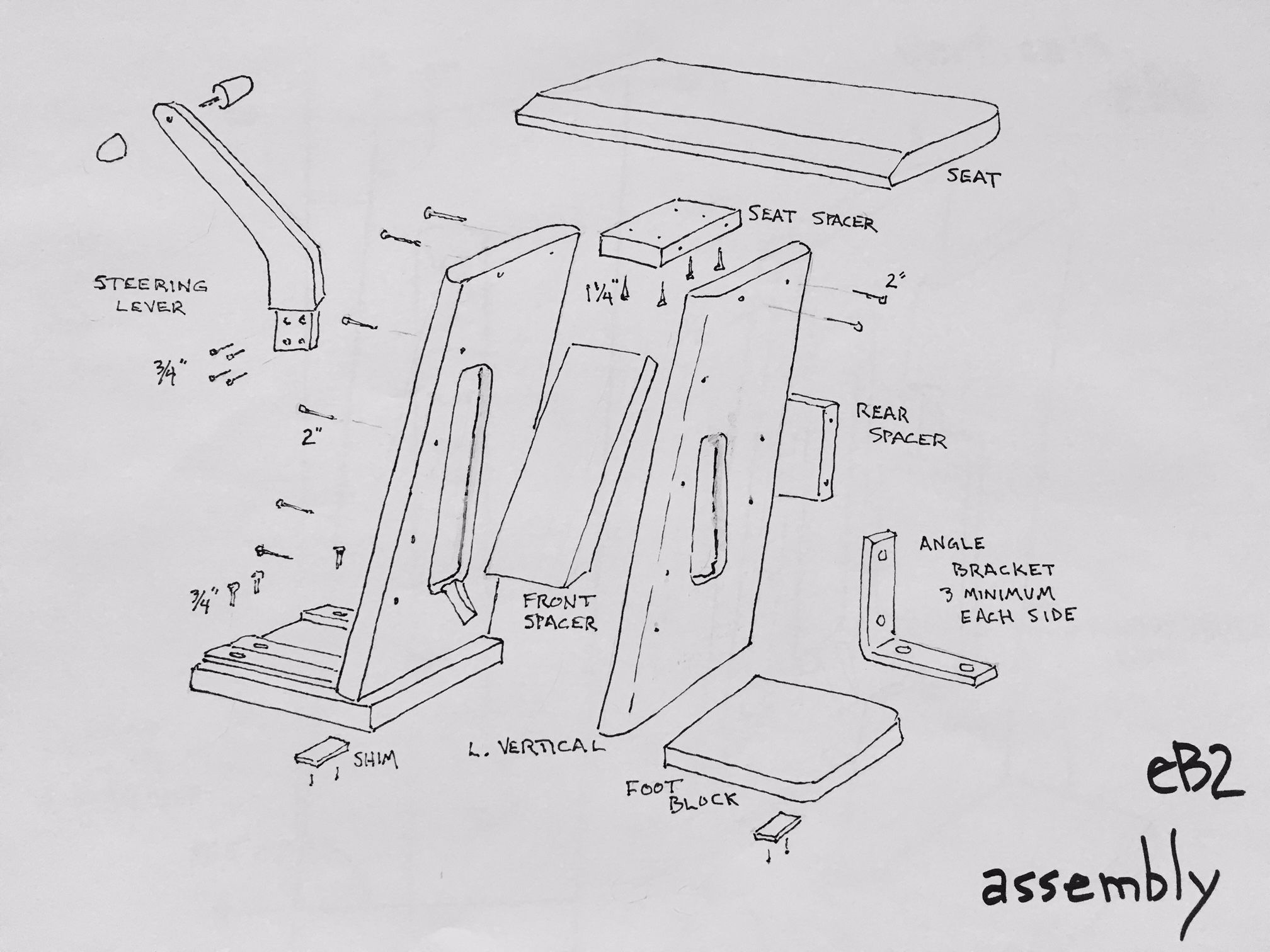 Seated Segway, or "eB2" (electric Biped Version 2) : 8 Steps (with ...