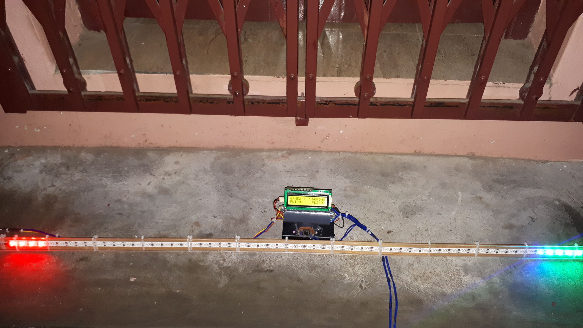 Two Player Single LED Strip Games With Score Board : 10 Steps ...