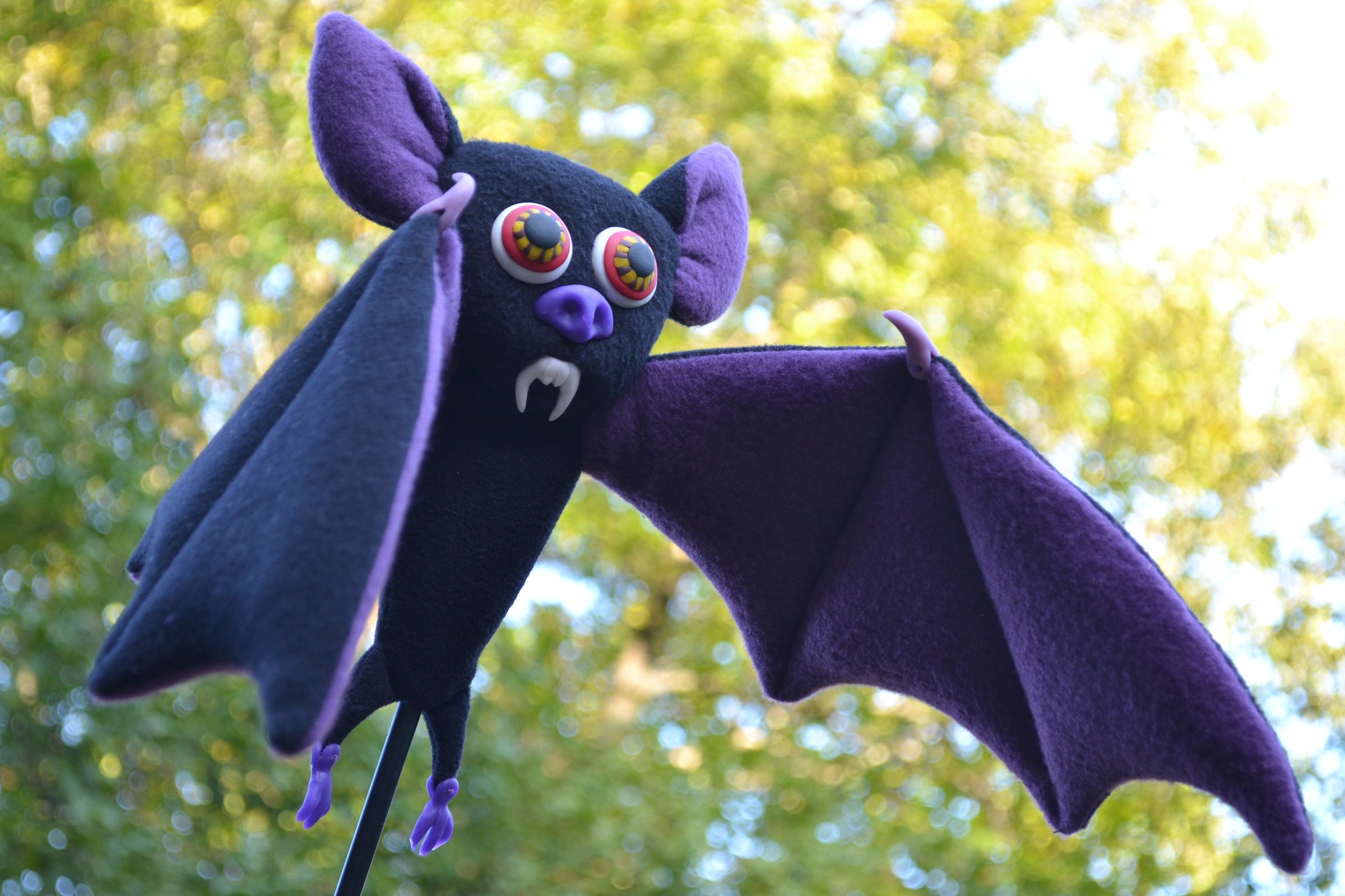 Bat on a Stick Puppet : 16 Steps (with Pictures) - Instructables
