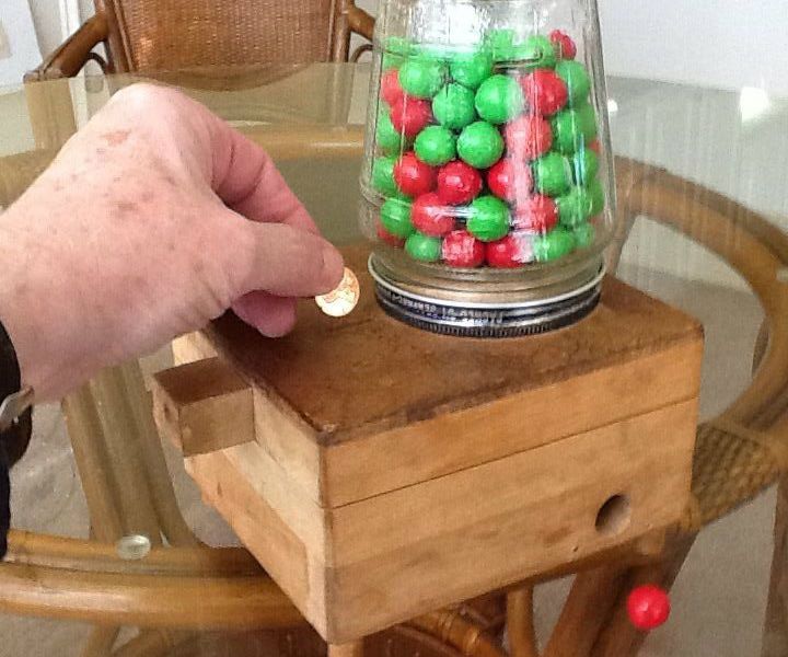 Child's Wooden Coin-Operated Gumball Machine : 11 Steps (with Pictures ...